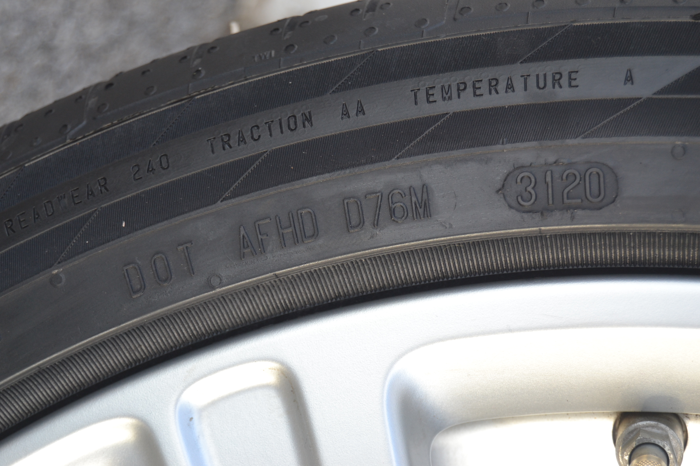 SET OF ROLLS-ROYCE WRAITH WHEELS AND TYRES