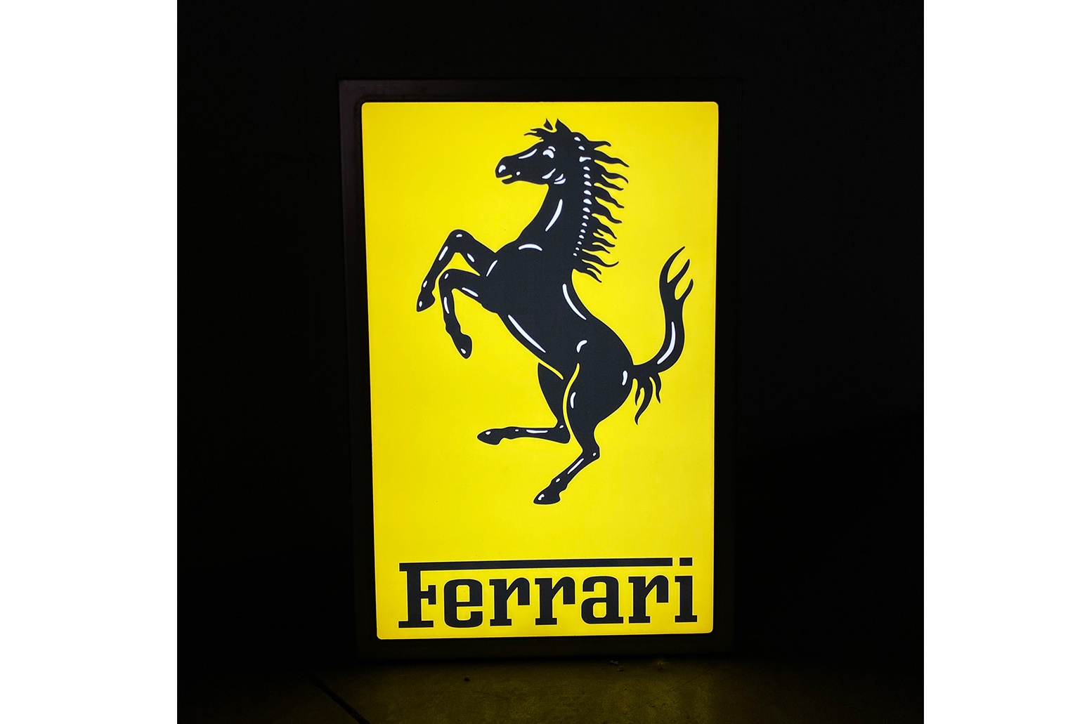 FERRARI ILLUMINATED SIGN