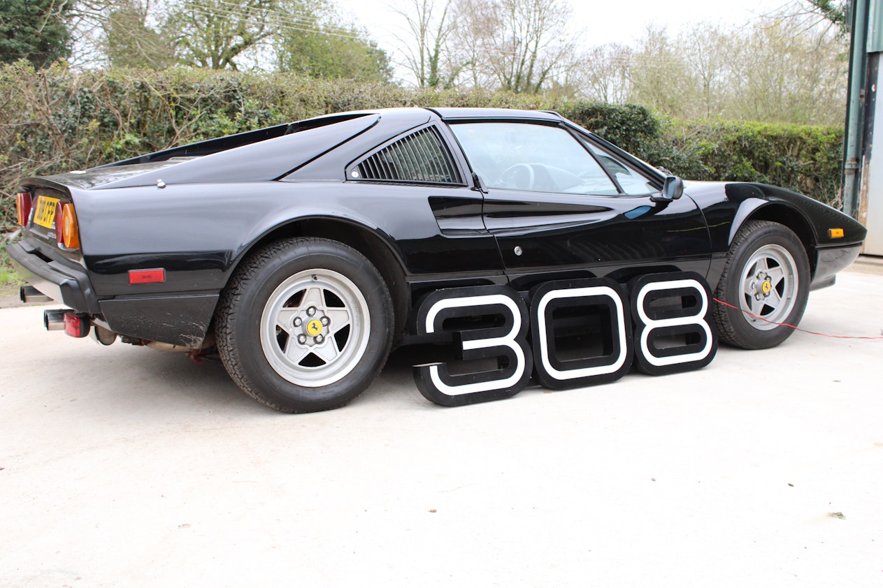FERRARI 308 ILLUMINATED SIGN