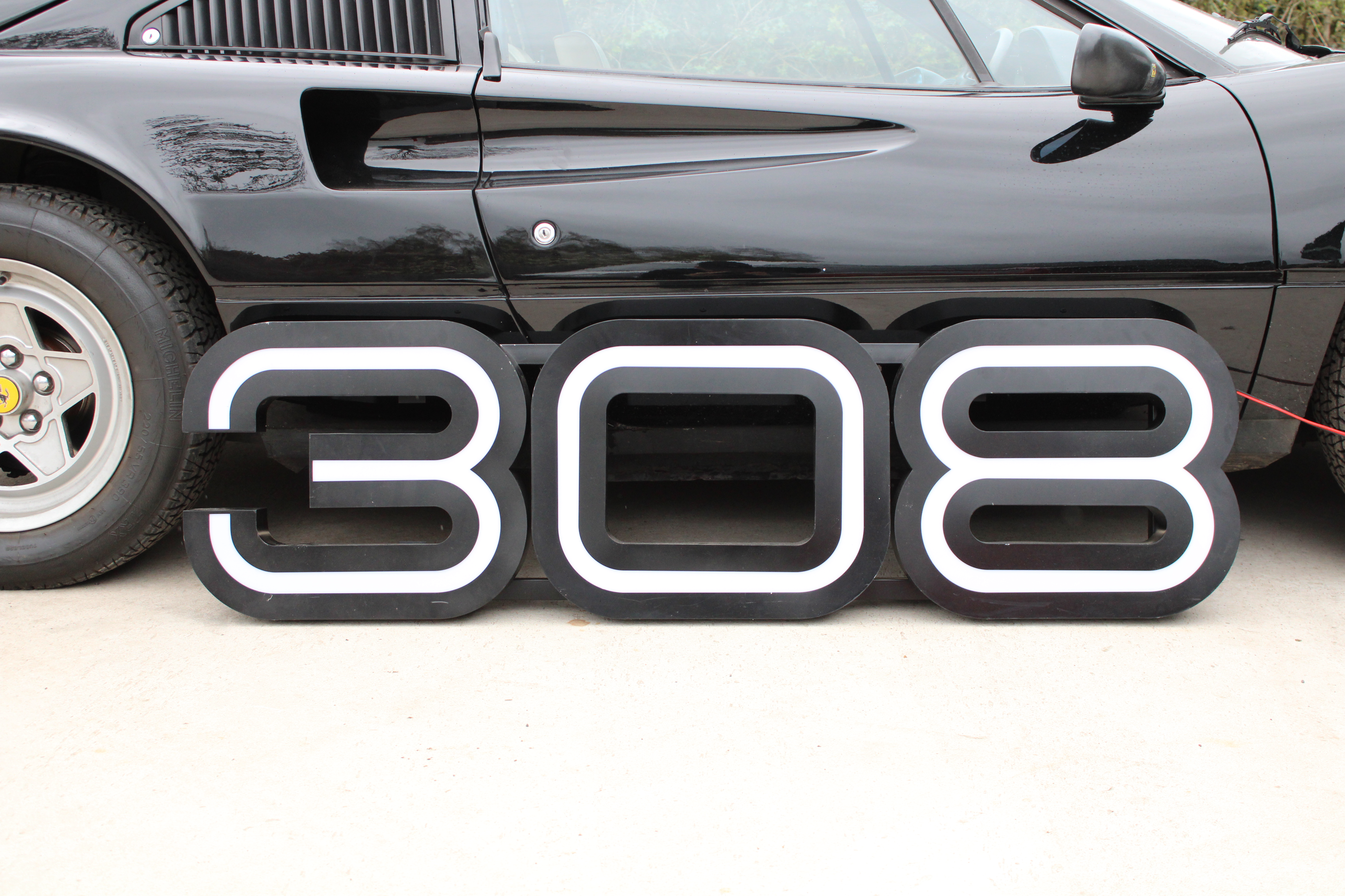 FERRARI 308 ILLUMINATED SIGN
