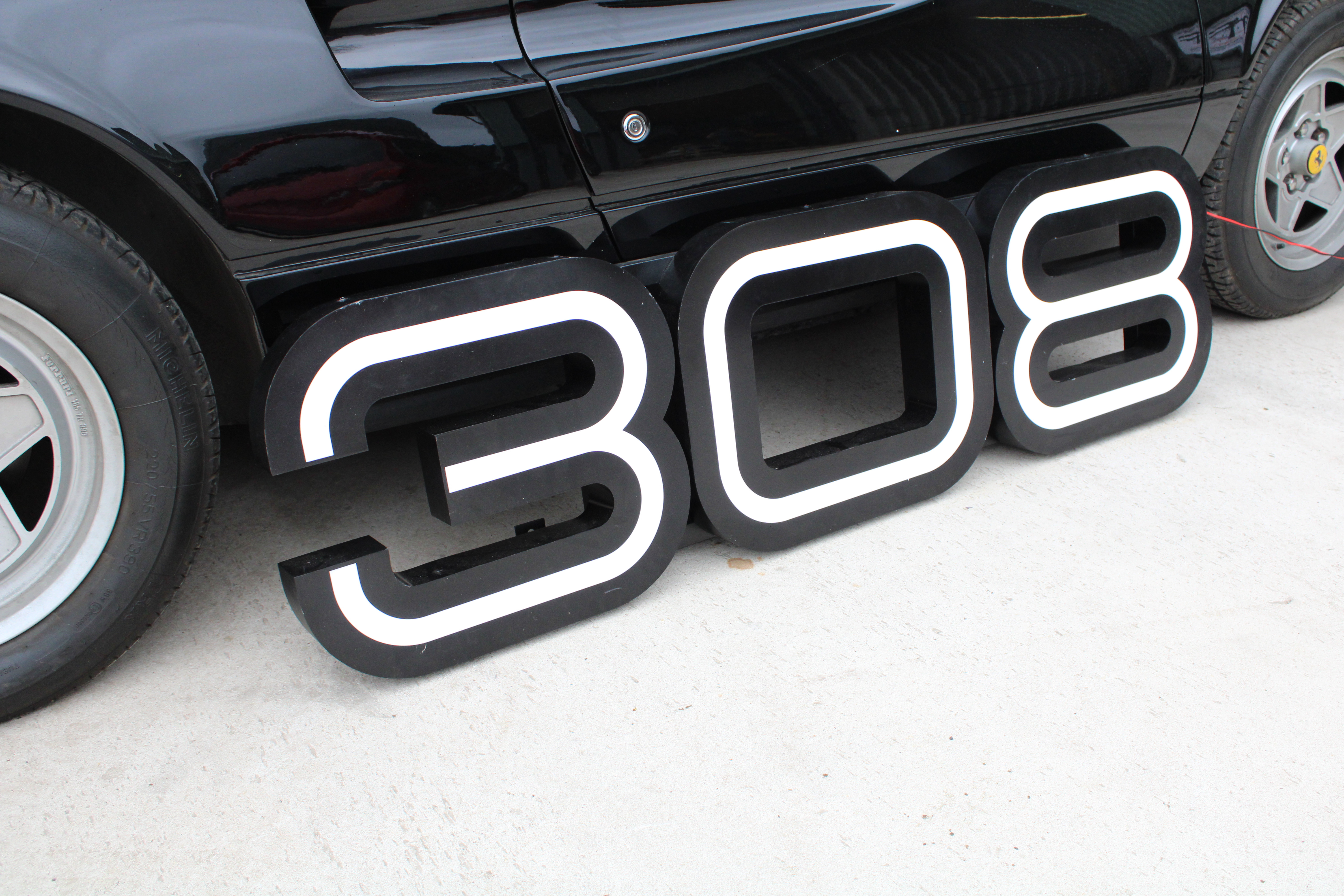 FERRARI 308 ILLUMINATED SIGN