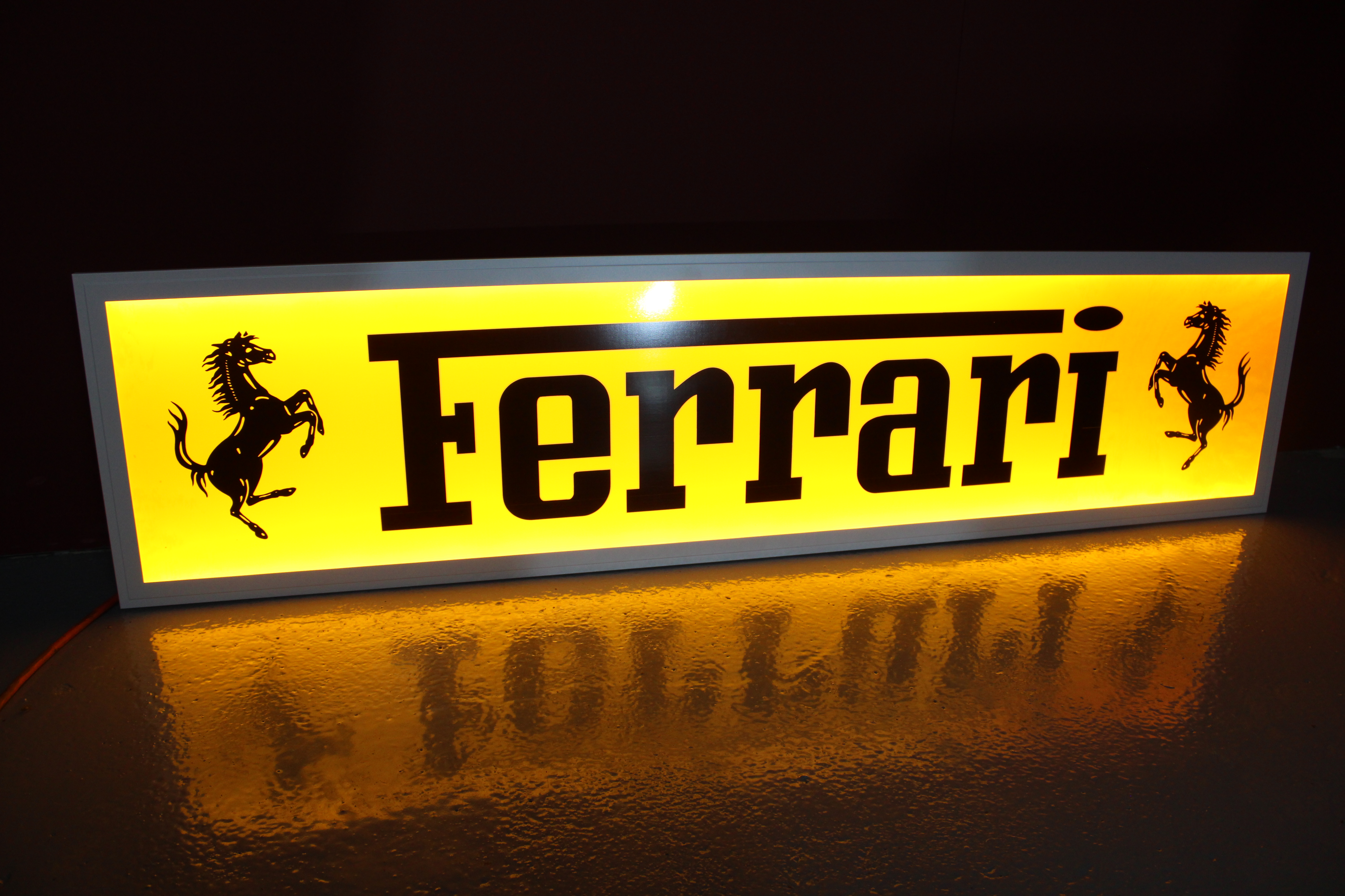 FERRARI ILLUMINATED SIGN