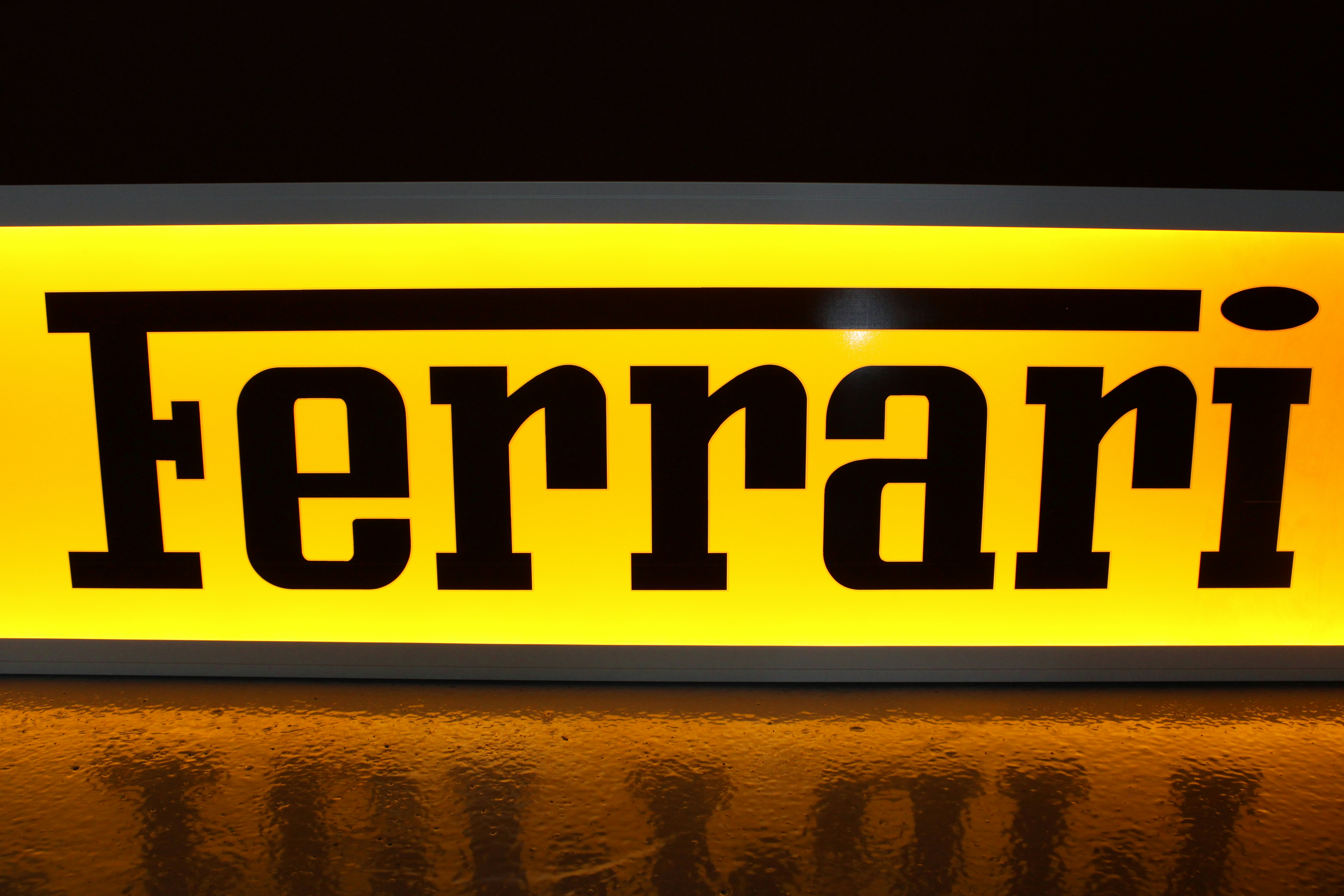 FERRARI ILLUMINATED SIGN