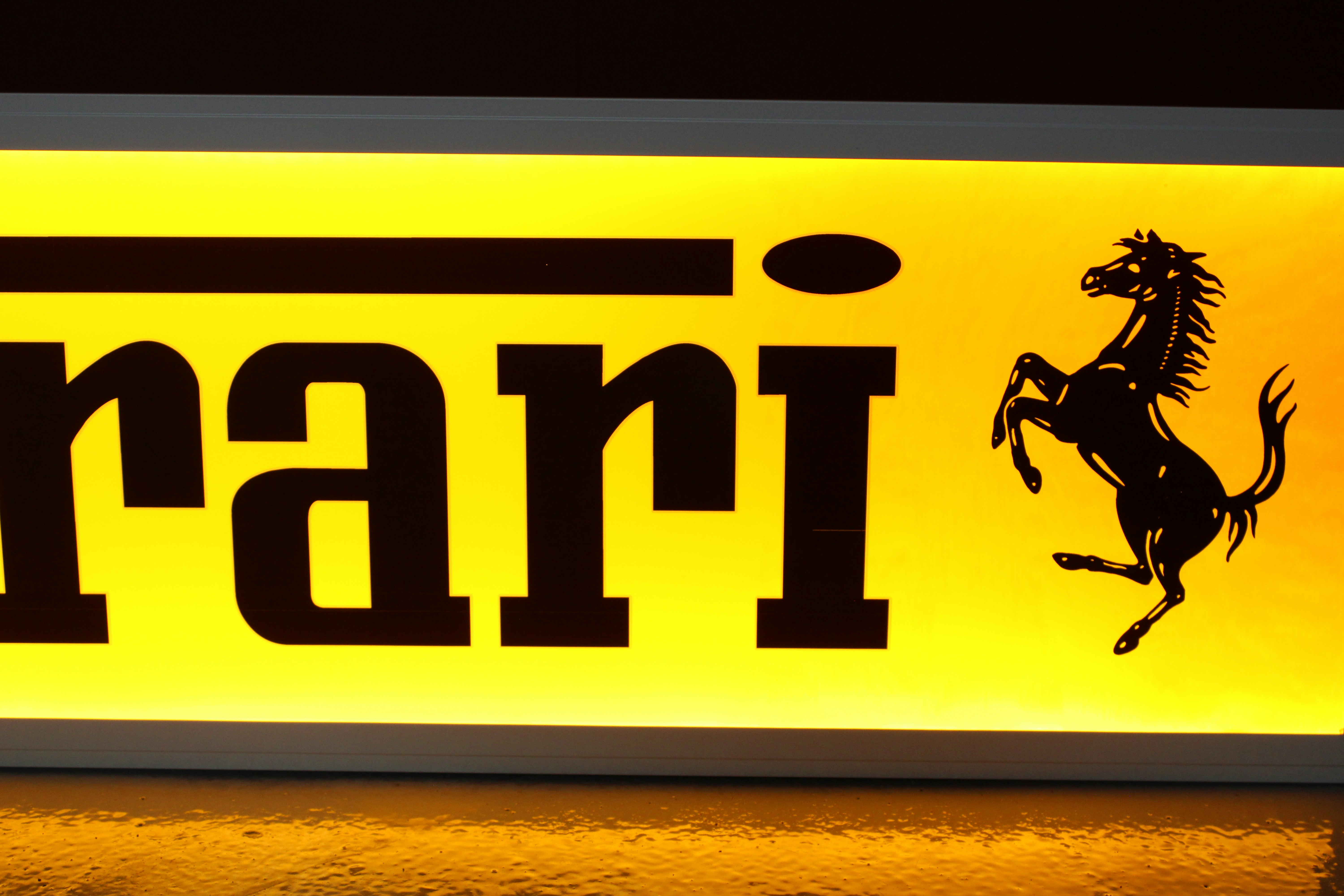 FERRARI ILLUMINATED SIGN