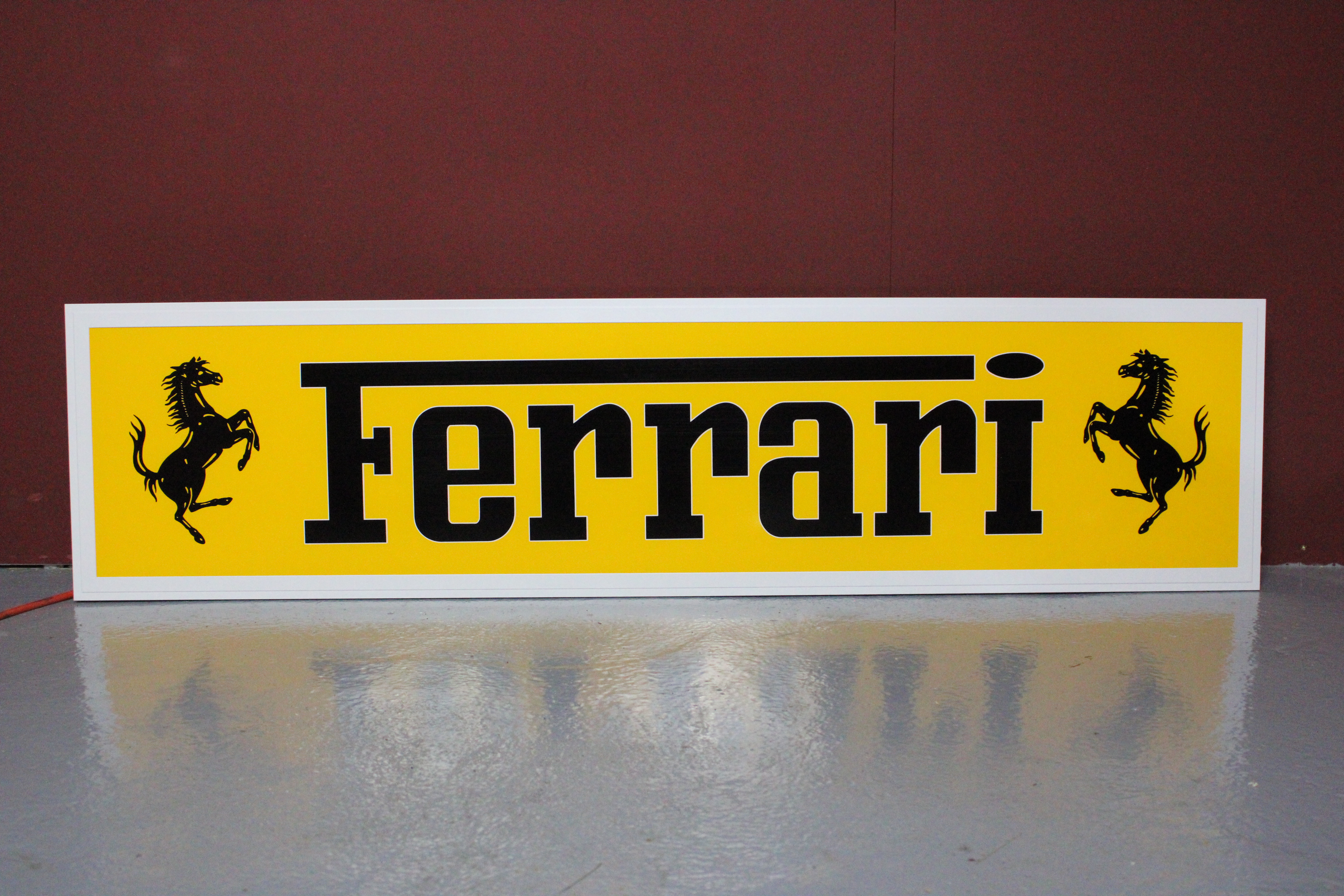 FERRARI ILLUMINATED SIGN