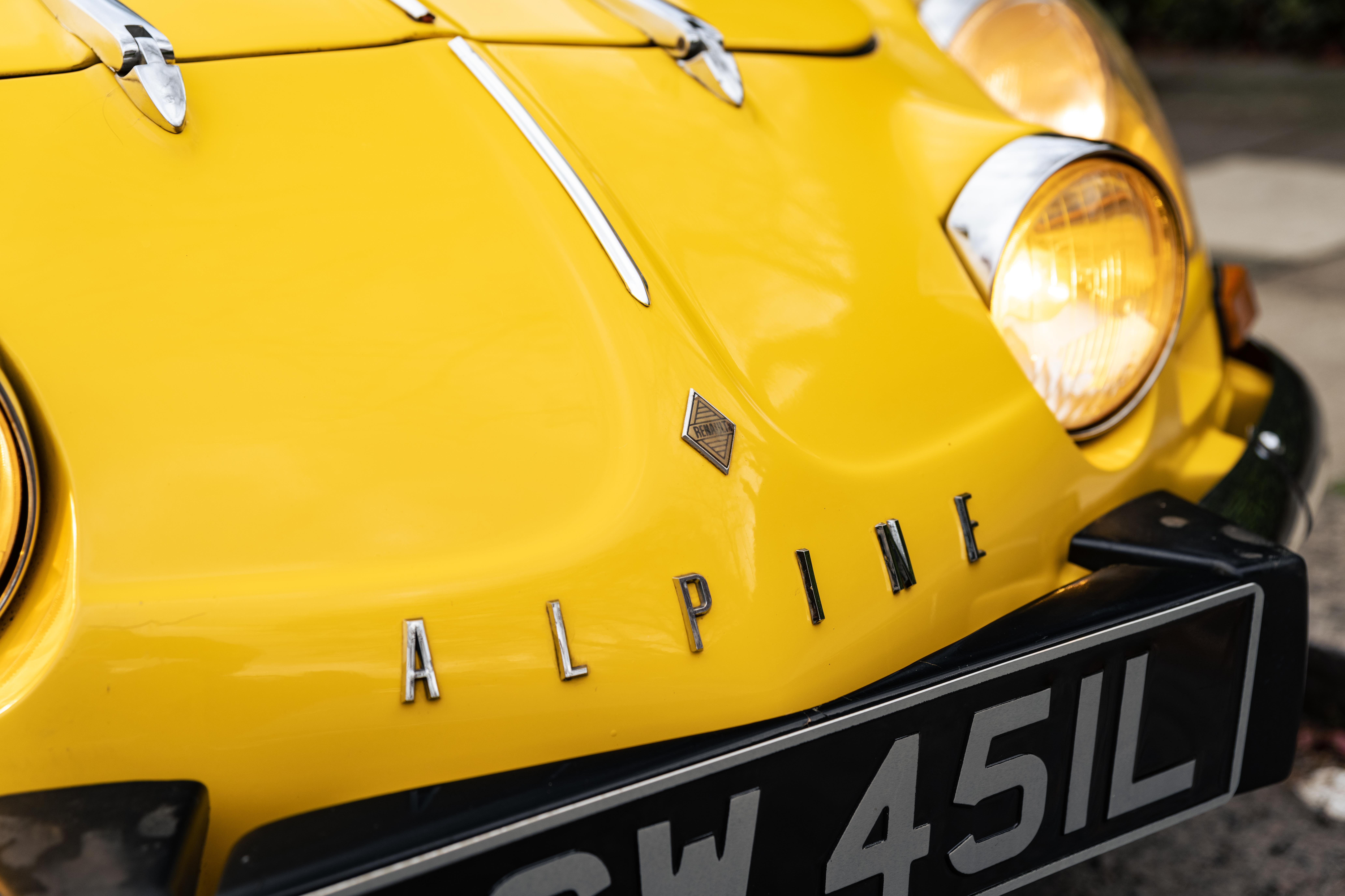 1973 RENAULT ALPINE A110