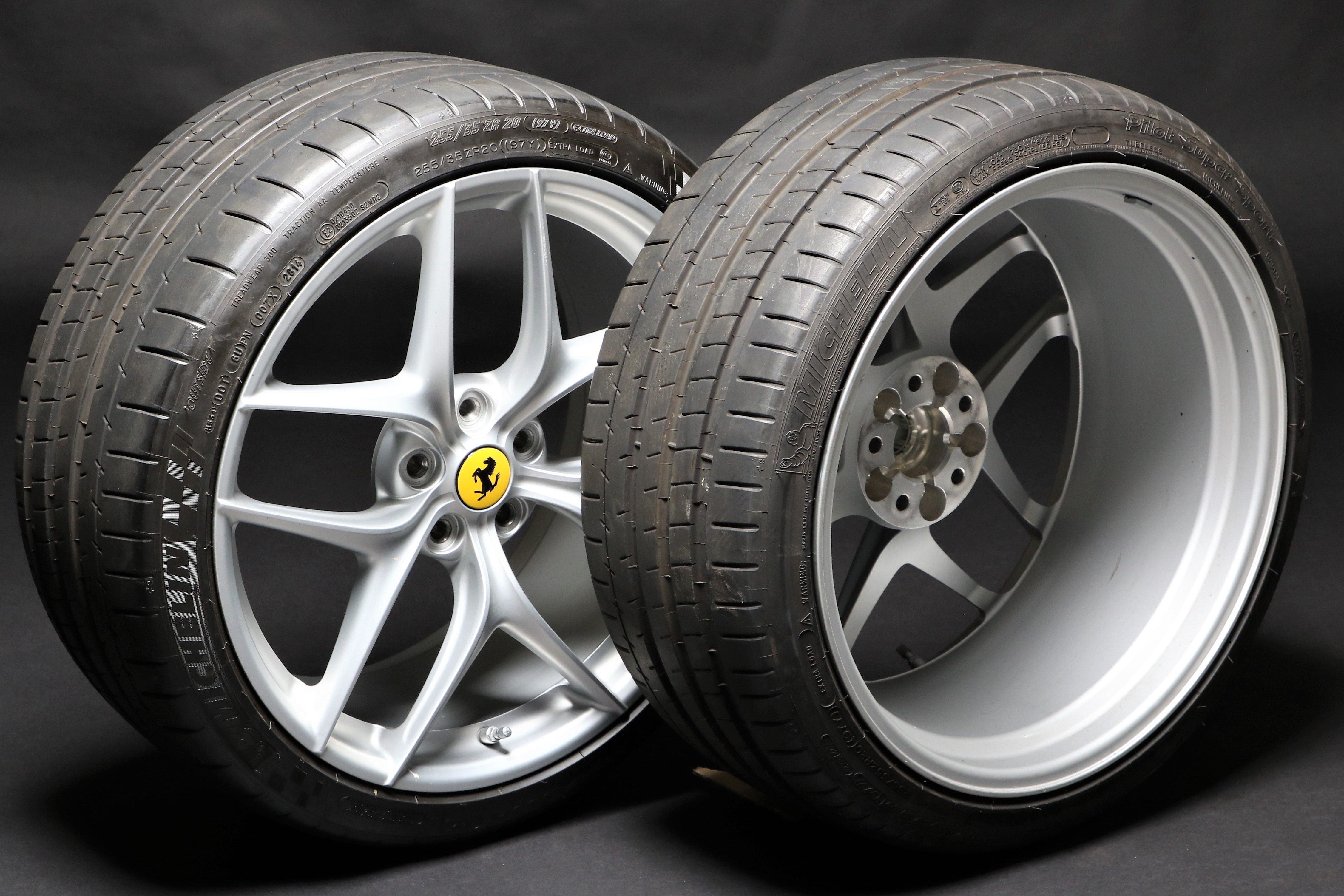 SET OF FERRARI F12 ALLOY WHEELS