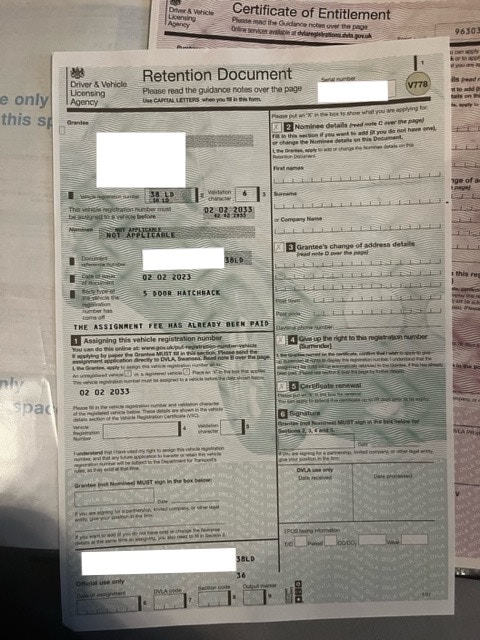 '38 LD' - NUMBER PLATE for sale by auction in , United Kingdom