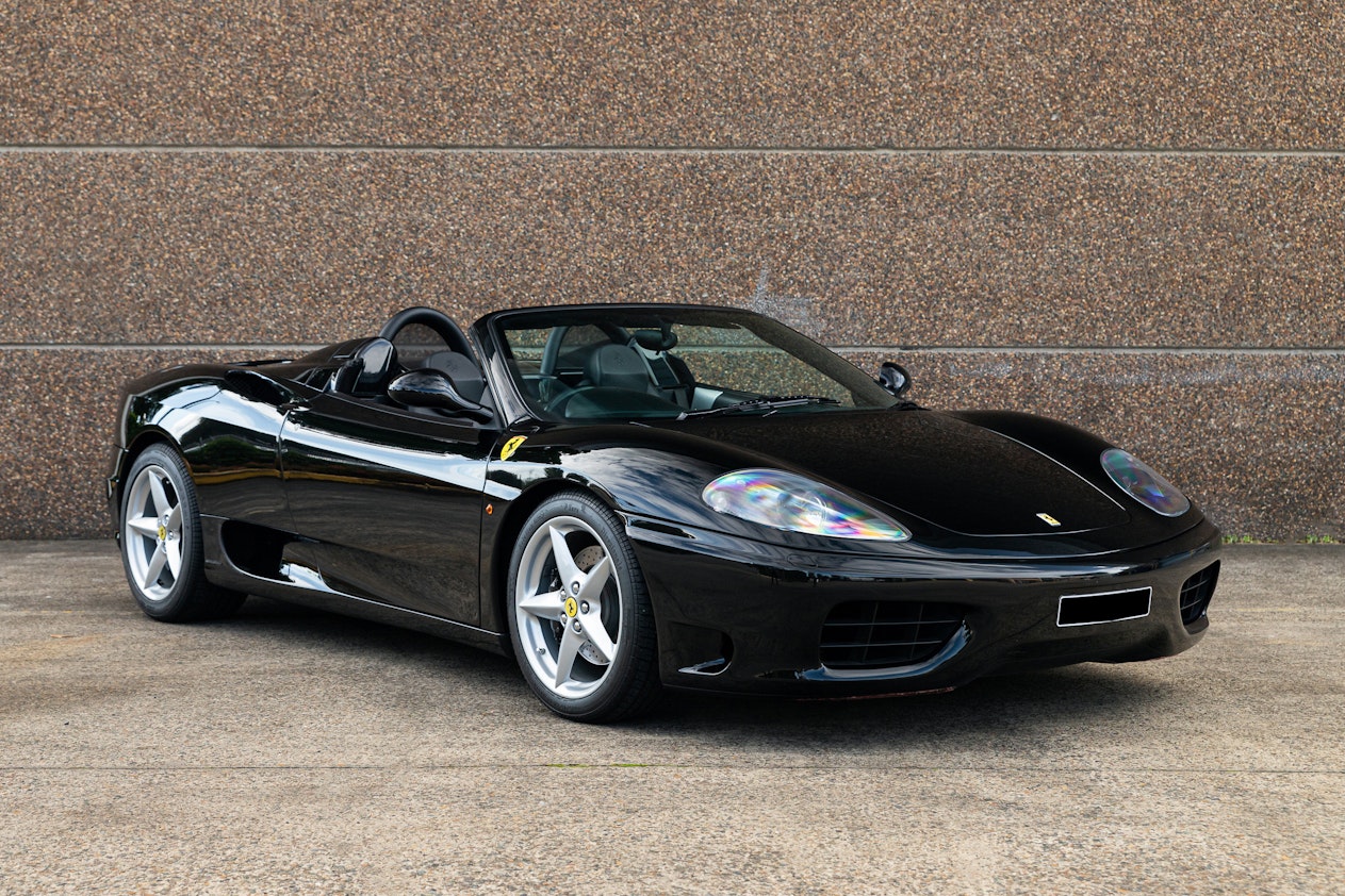 Black Ferrari 360 Spider