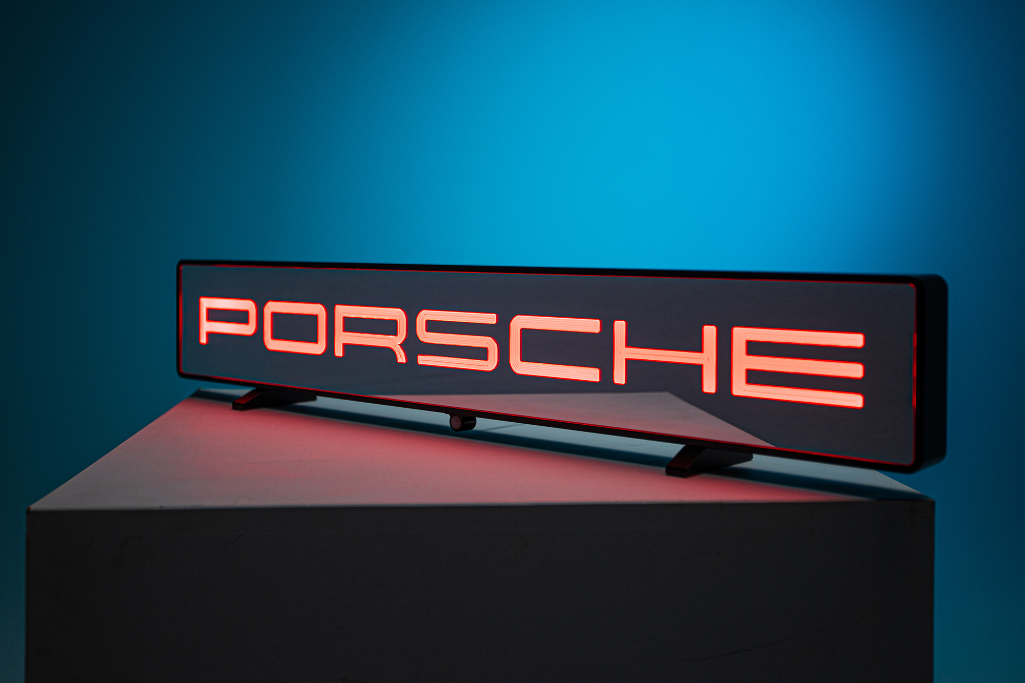 PORSCHE ILLUMINATED SIGN