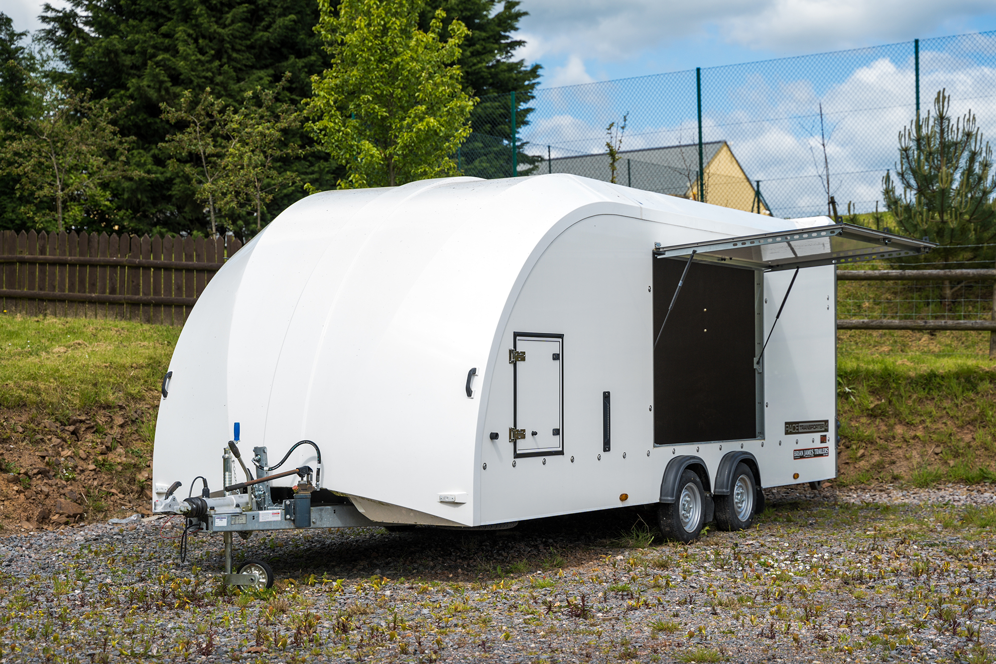 BRIAN JAMES TRAILERS RACE TRANSPORTER 4