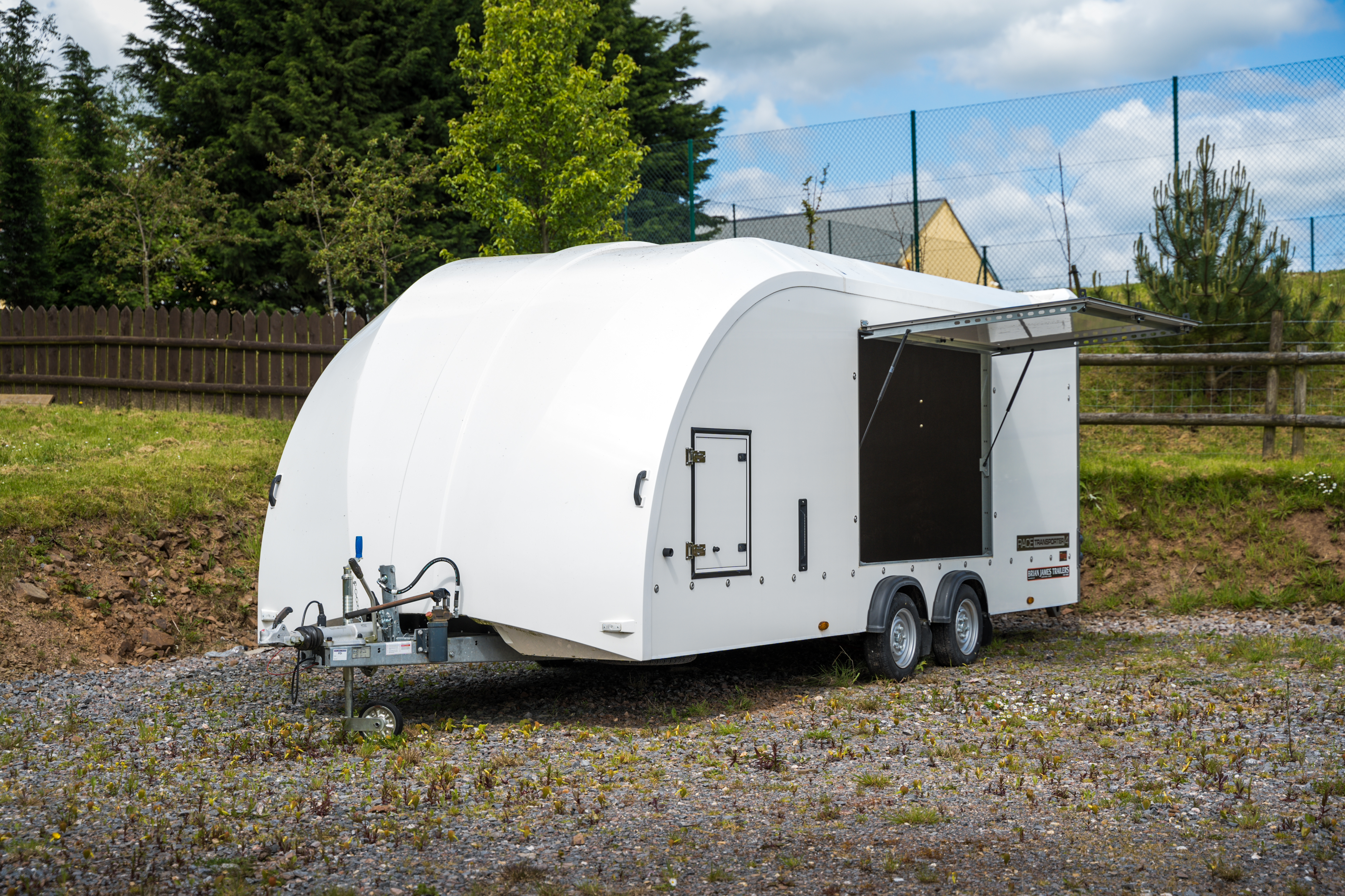 BRIAN JAMES TRAILERS RACE TRANSPORTER 4