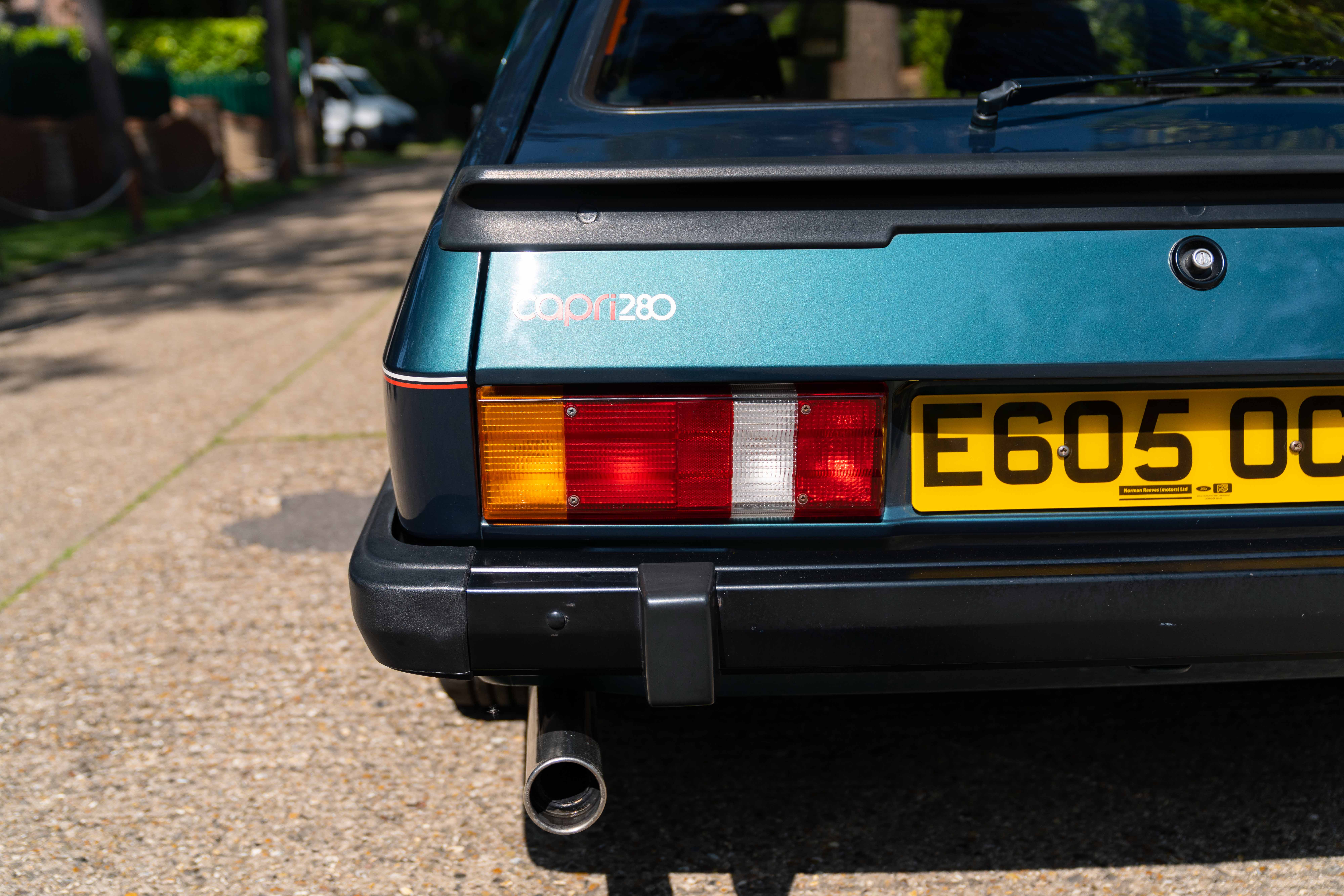 1987 FORD CAPRI 280 BROOKLANDS - 21,970 MILES