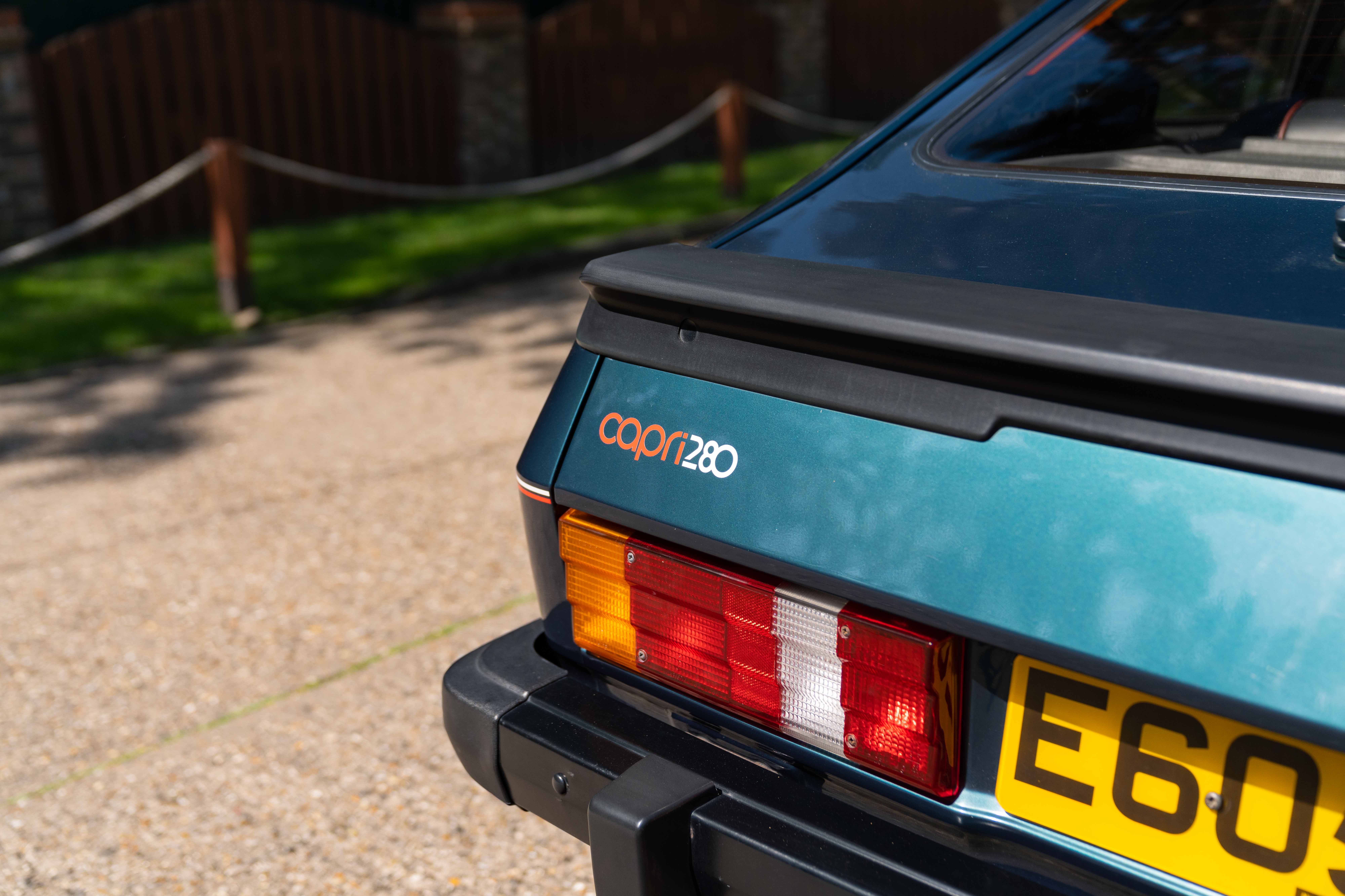 1987 FORD CAPRI 280 BROOKLANDS - 21,970 MILES