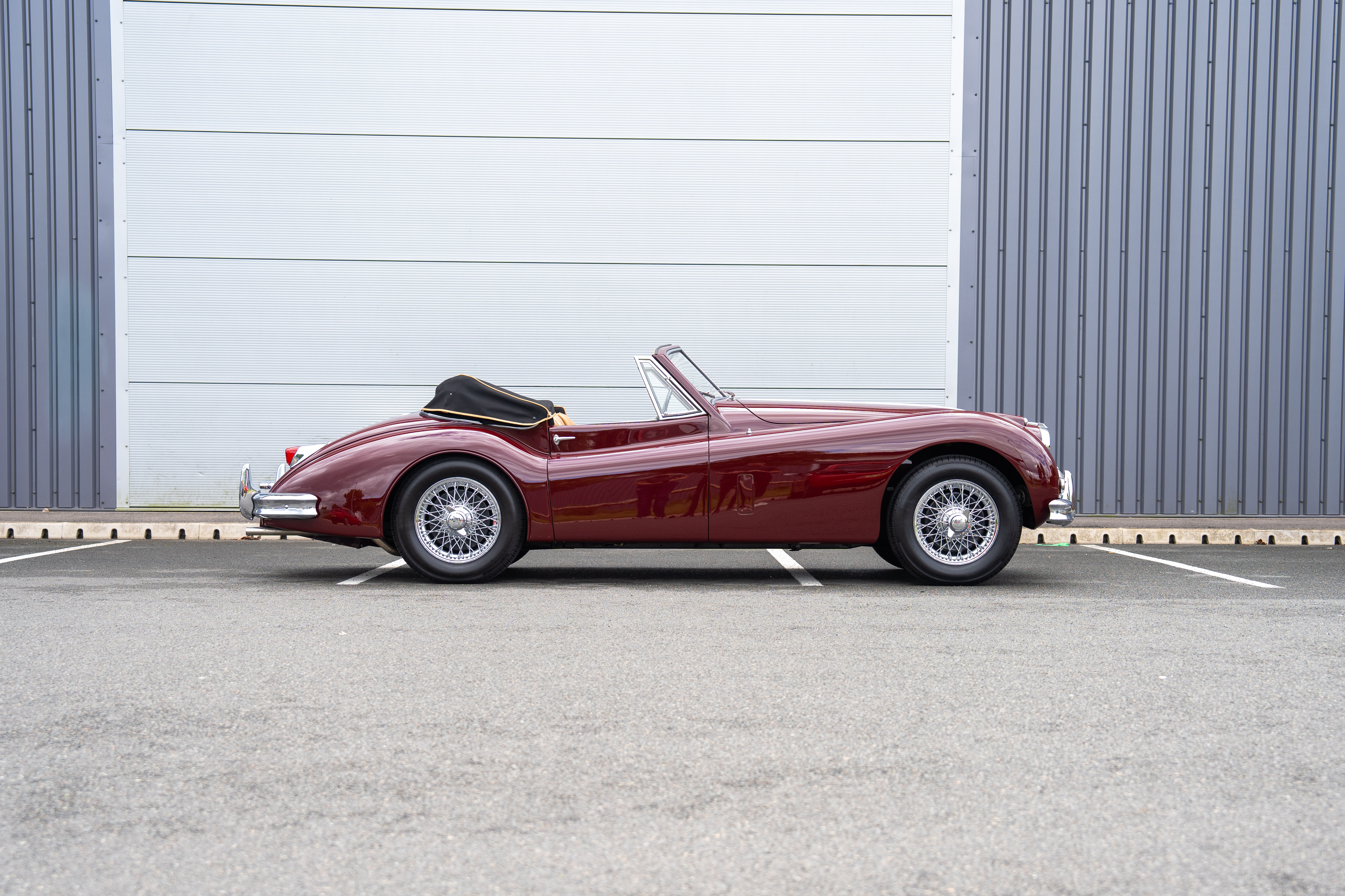 1956 JAGUAR XK140 DHC for sale by auction in Leicestershire, United Kingdom