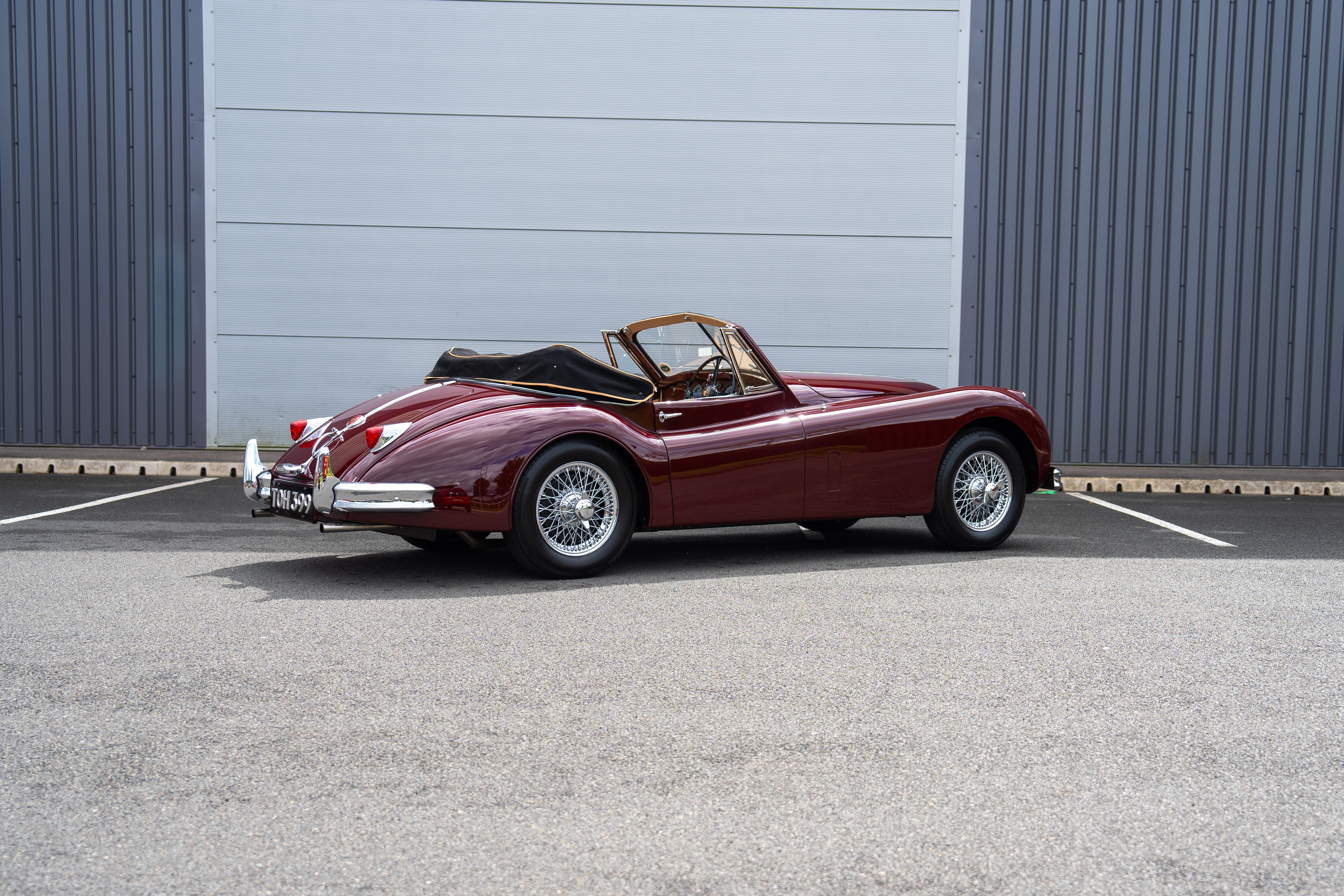 1956 JAGUAR XK140 DHC for sale by auction in Leicestershire, United Kingdom