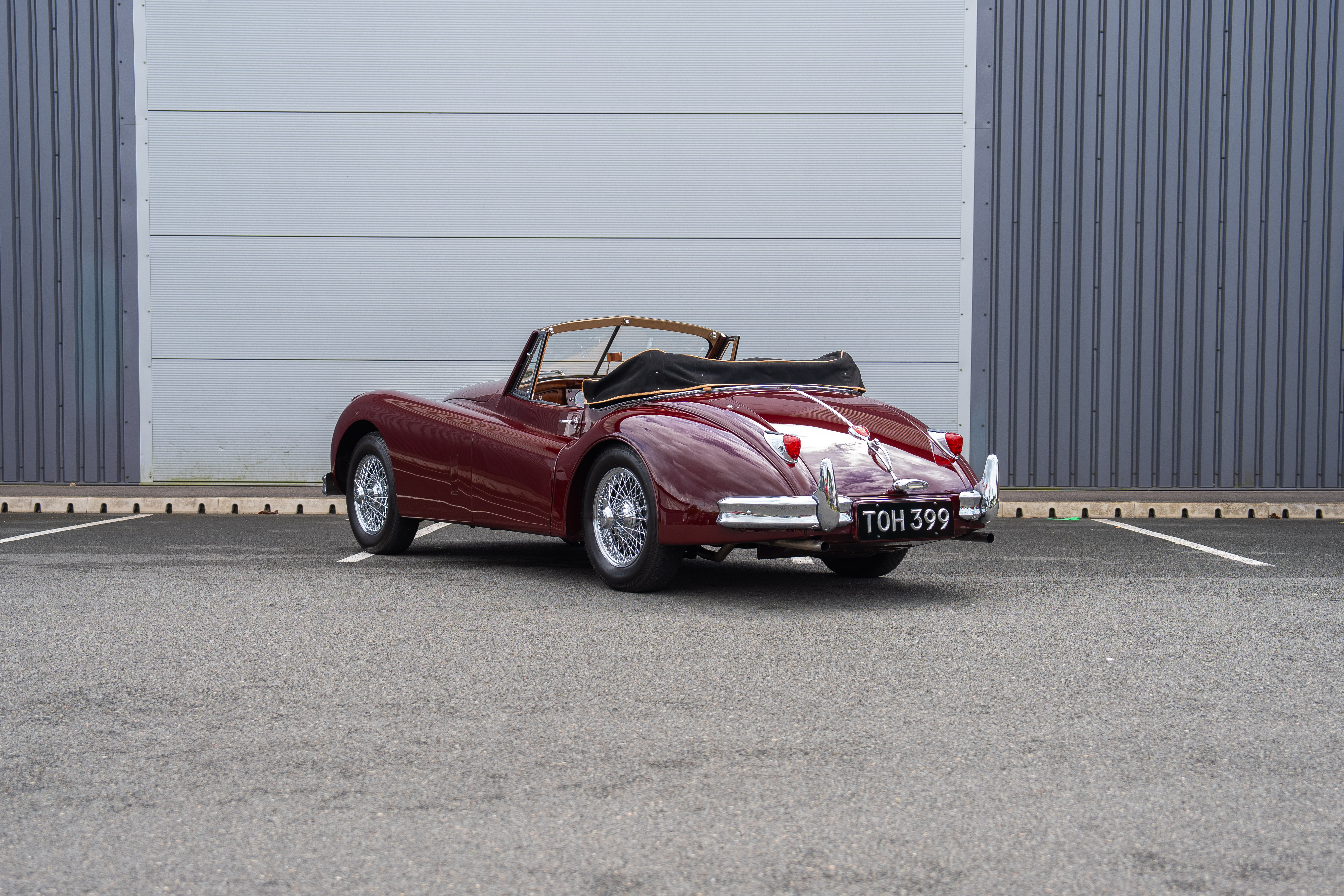 1956 JAGUAR XK140 DHC for sale by auction in Leicestershire, United Kingdom