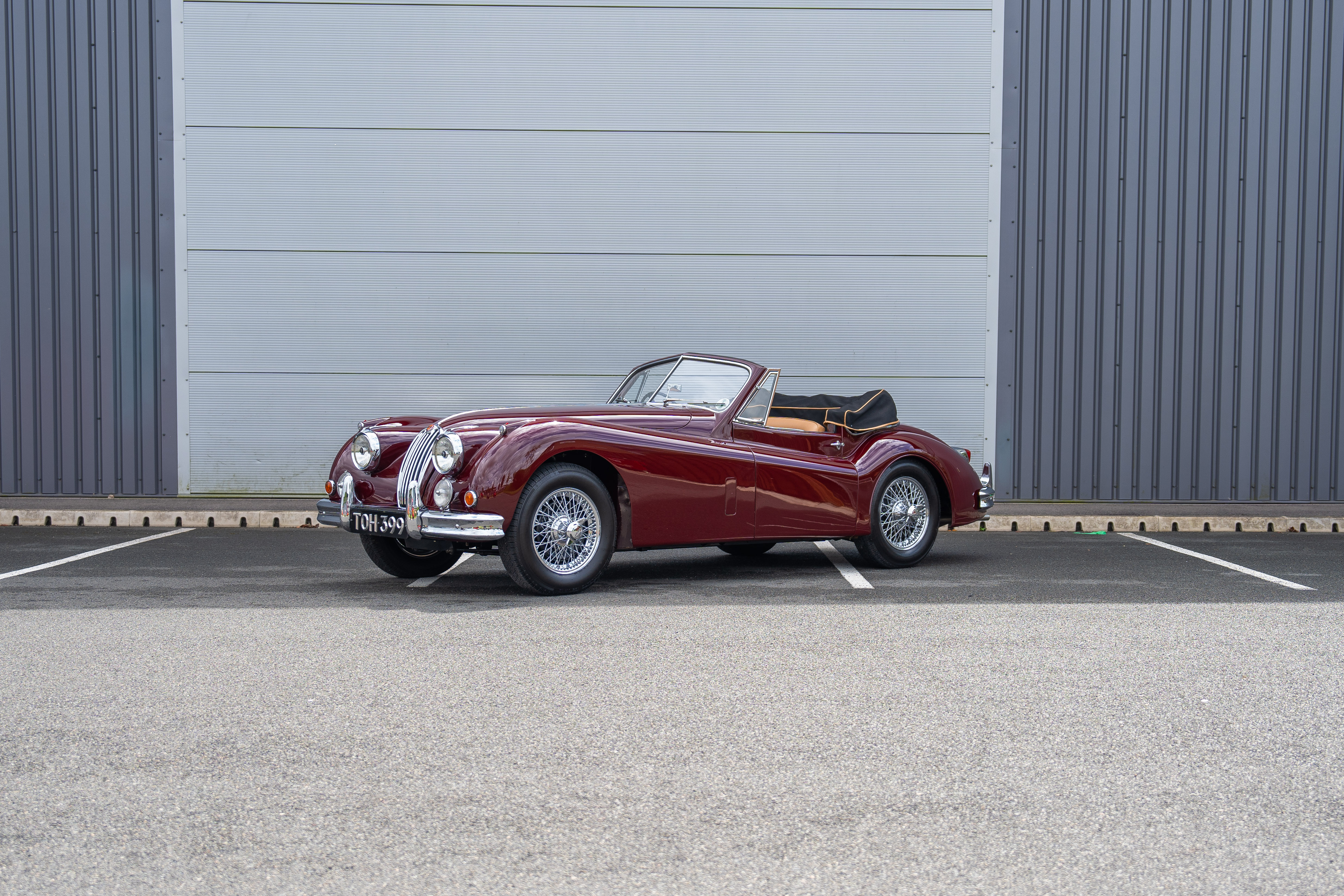 1956 JAGUAR XK140 DHC for sale by auction in Leicestershire, United Kingdom