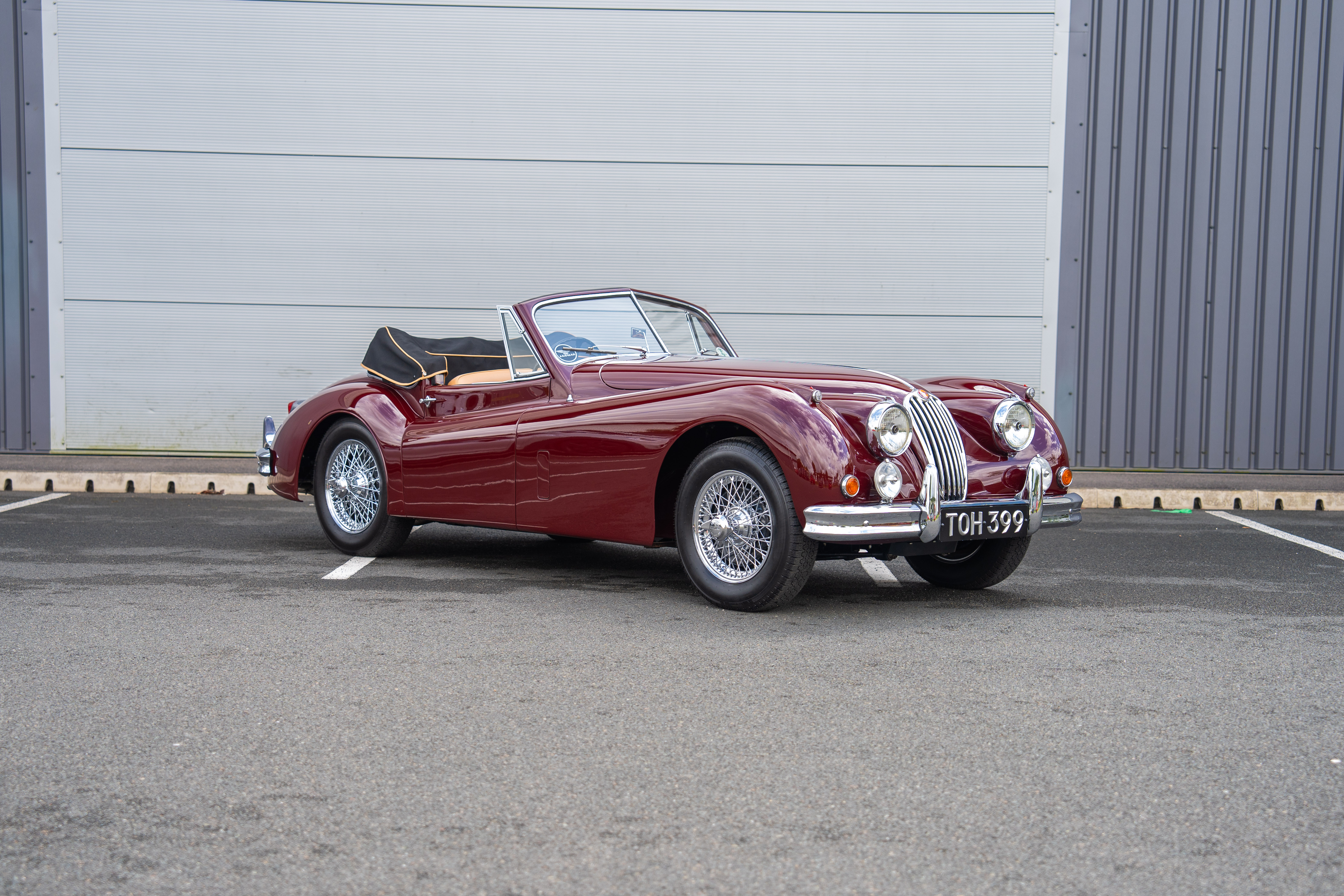 1956 JAGUAR XK140 DHC for sale by auction in Leicestershire, United Kingdom