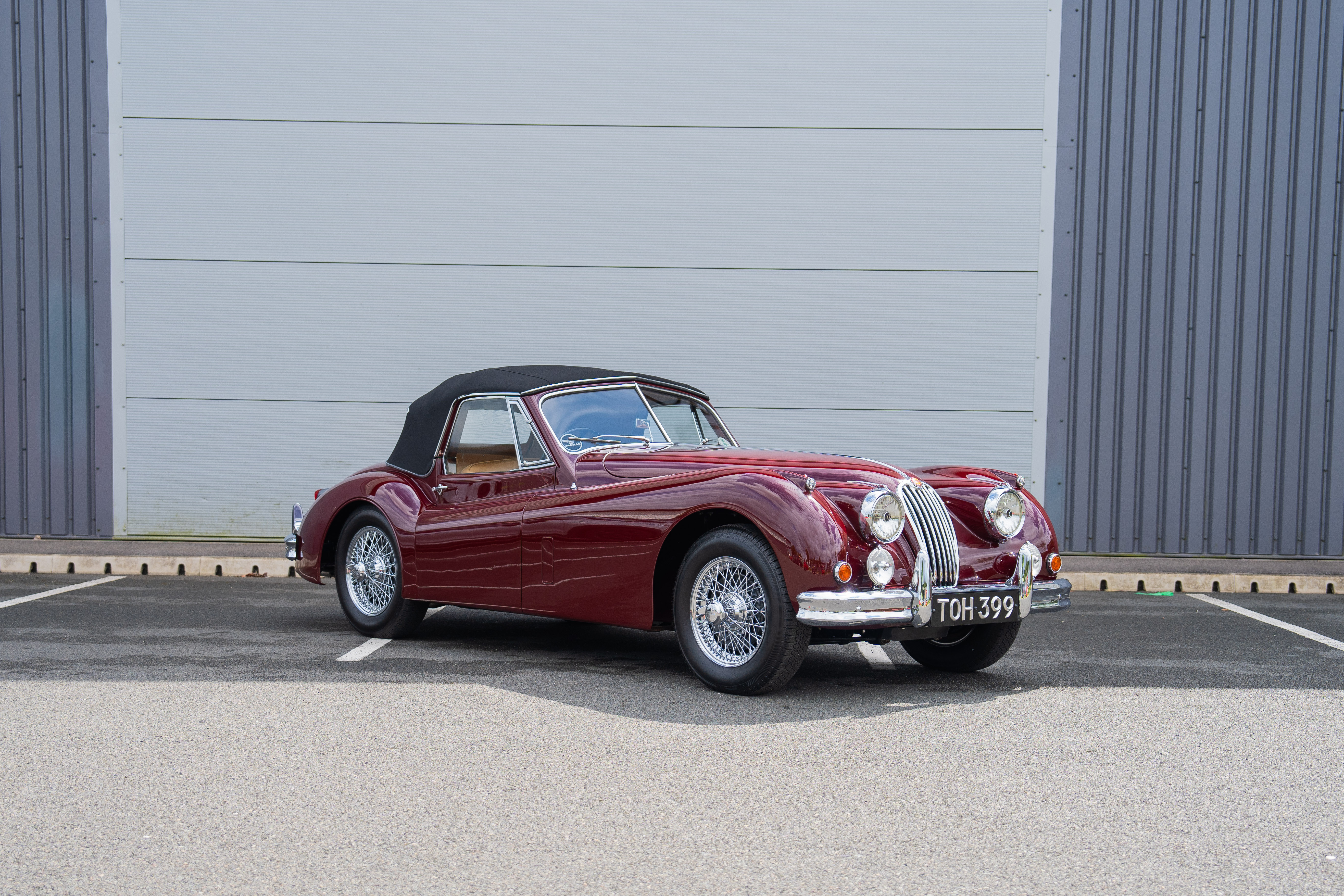 1956 JAGUAR XK140 DHC for sale by auction in Leicestershire, United Kingdom