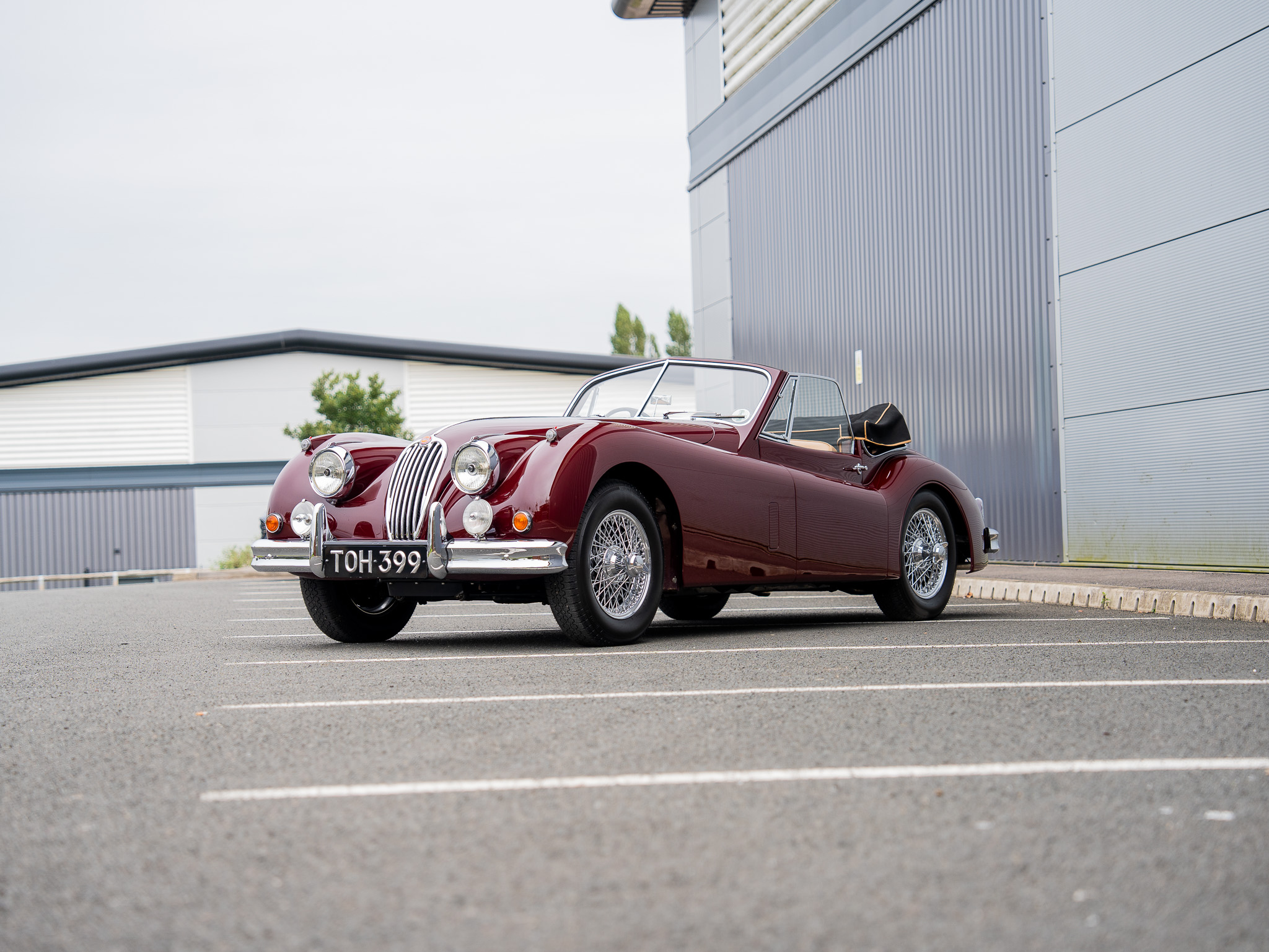 1956 JAGUAR XK140 DHC for sale by auction in Leicestershire, United Kingdom