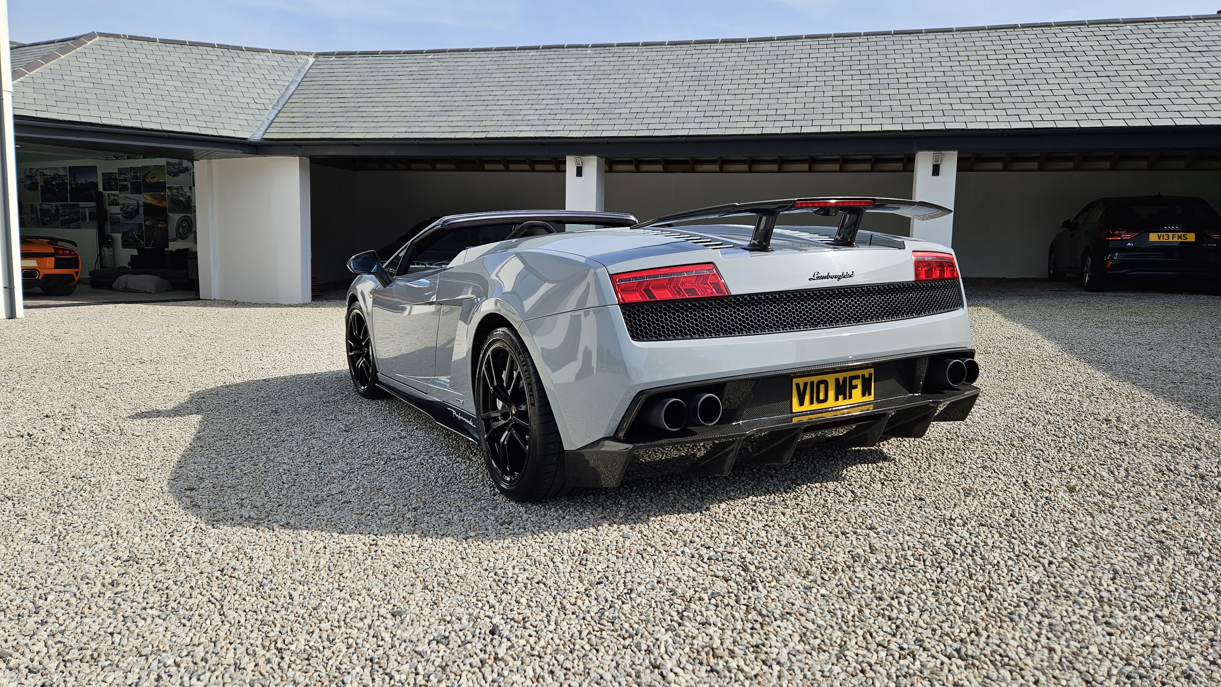 2011 LAMBORGHINI GALLARDO SPYDER PERFORMANTE - MANUAL CONVERSION for ...