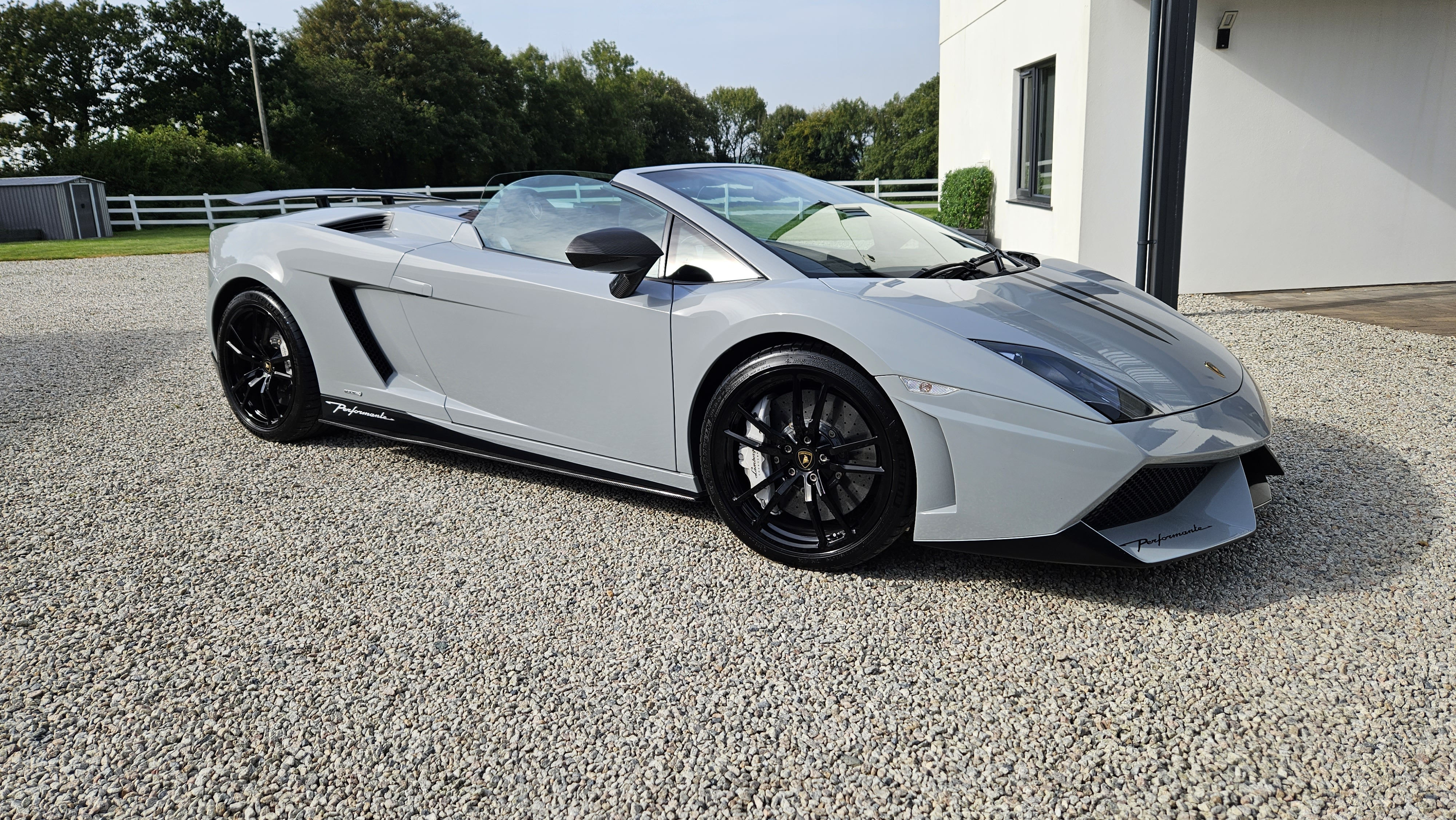 2011 LAMBORGHINI GALLARDO SPYDER PERFORMANTE - MANUAL CONVERSION for ...