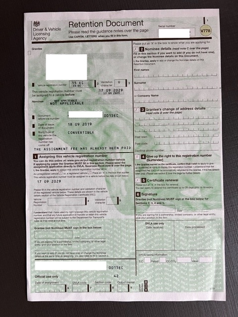 '15 EC' - Number Plate for sale by auction in , United Kingdom