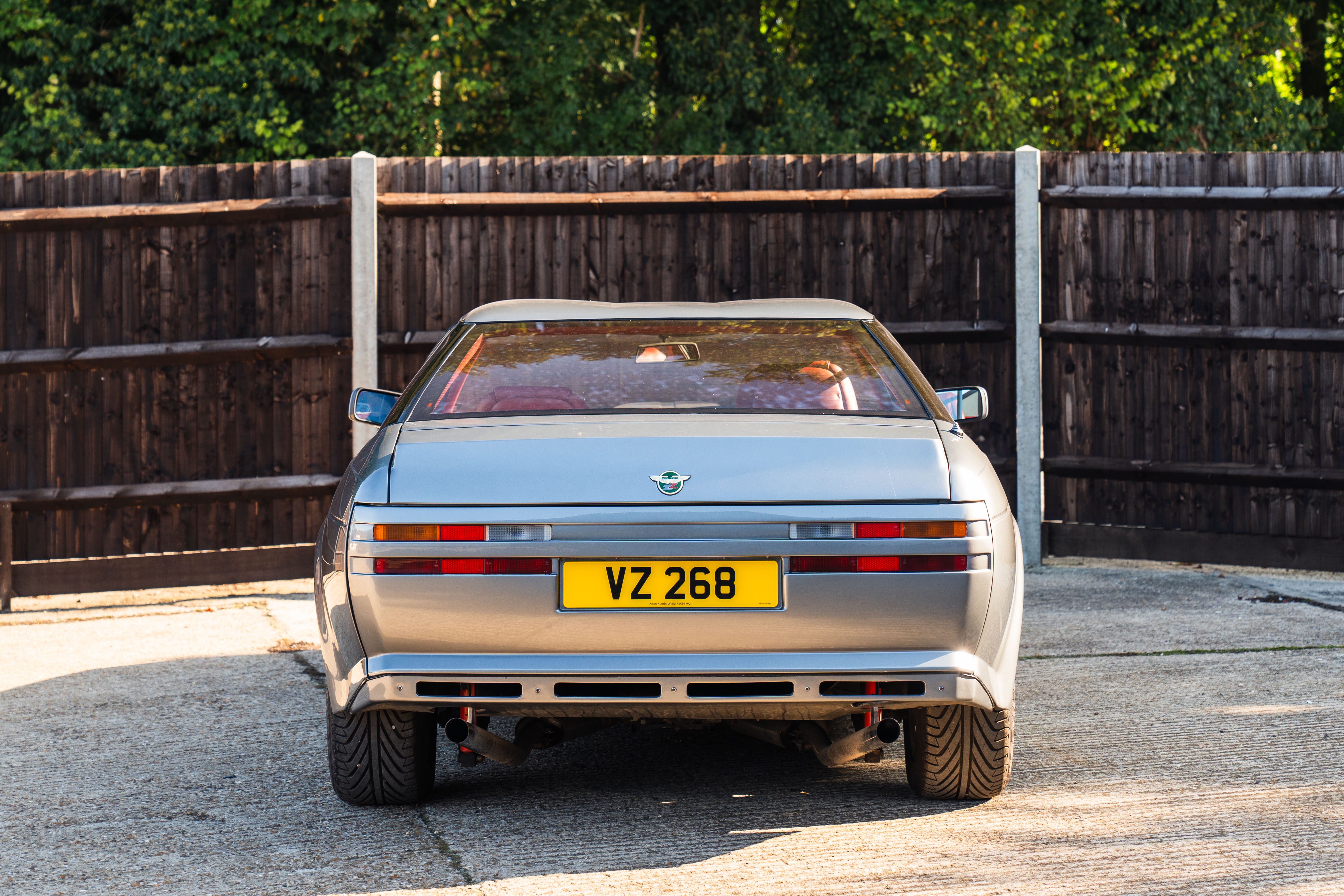 1986 Aston Martin V8 Vantage Zagato - 5,857 MILES for sale by auction ...
