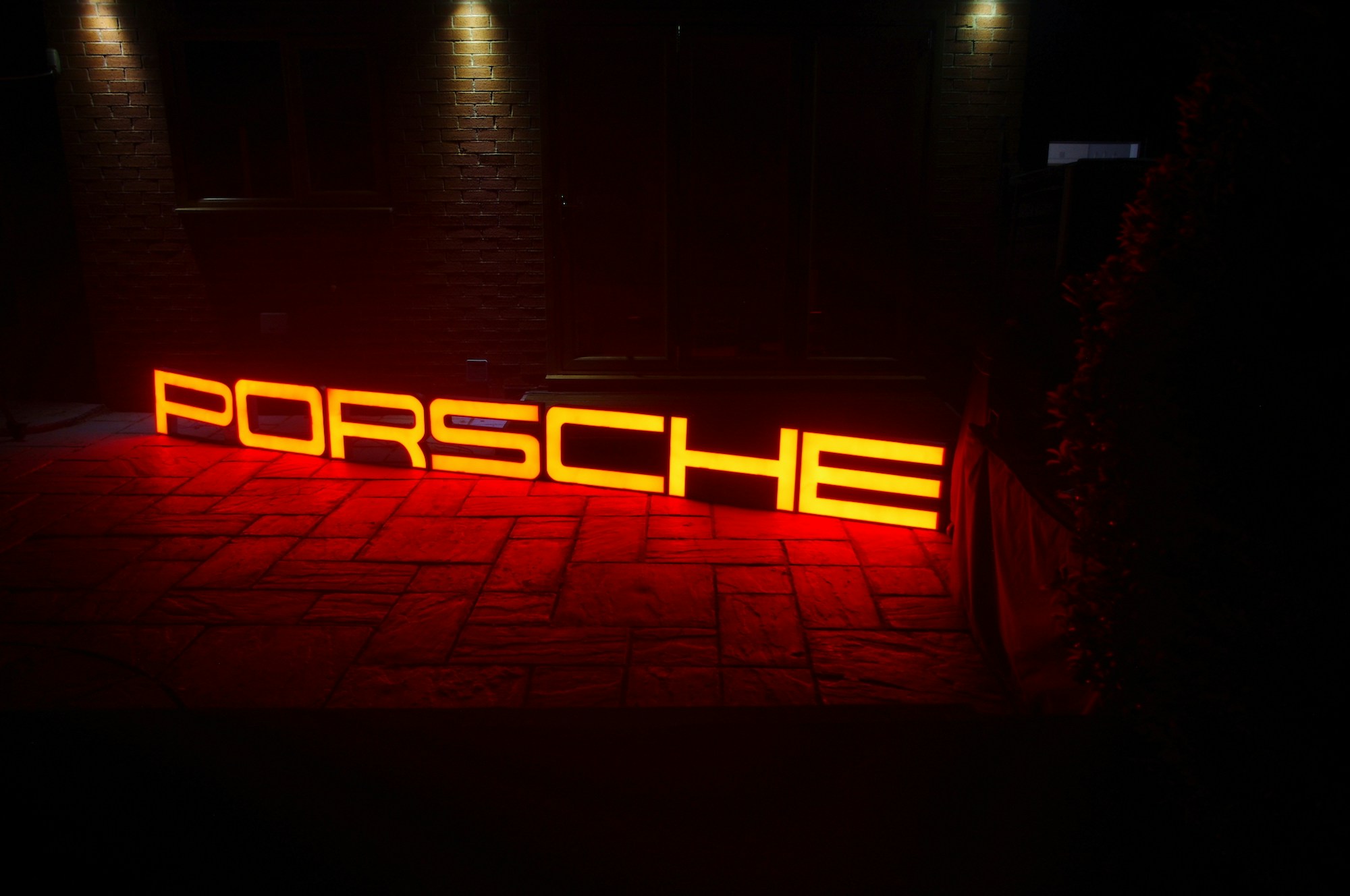 Large Porsche Illuminated Sign for sale by auction in Solihull, West ...