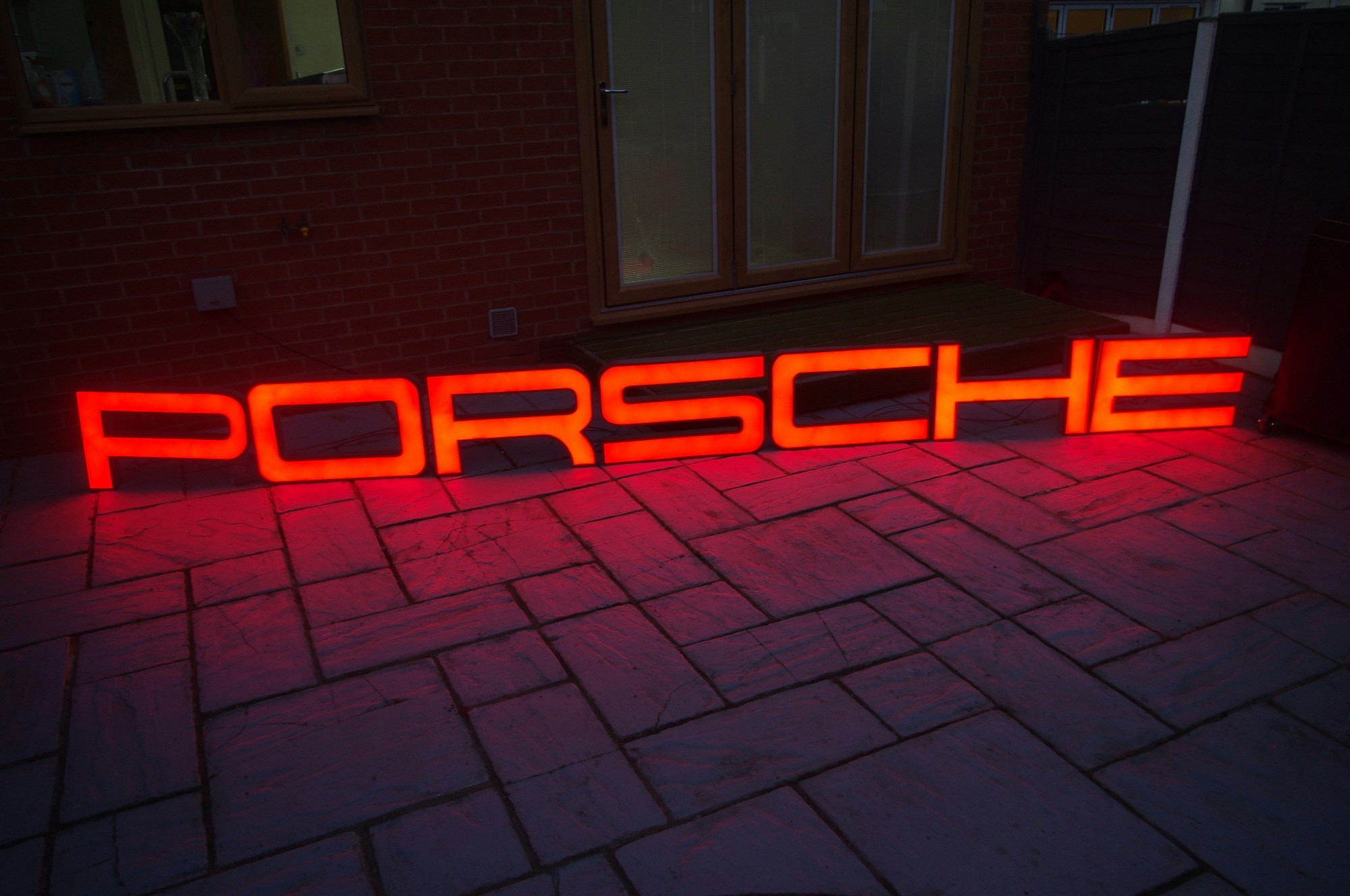 Large Porsche Illuminated Sign for sale by auction in Solihull, West ...