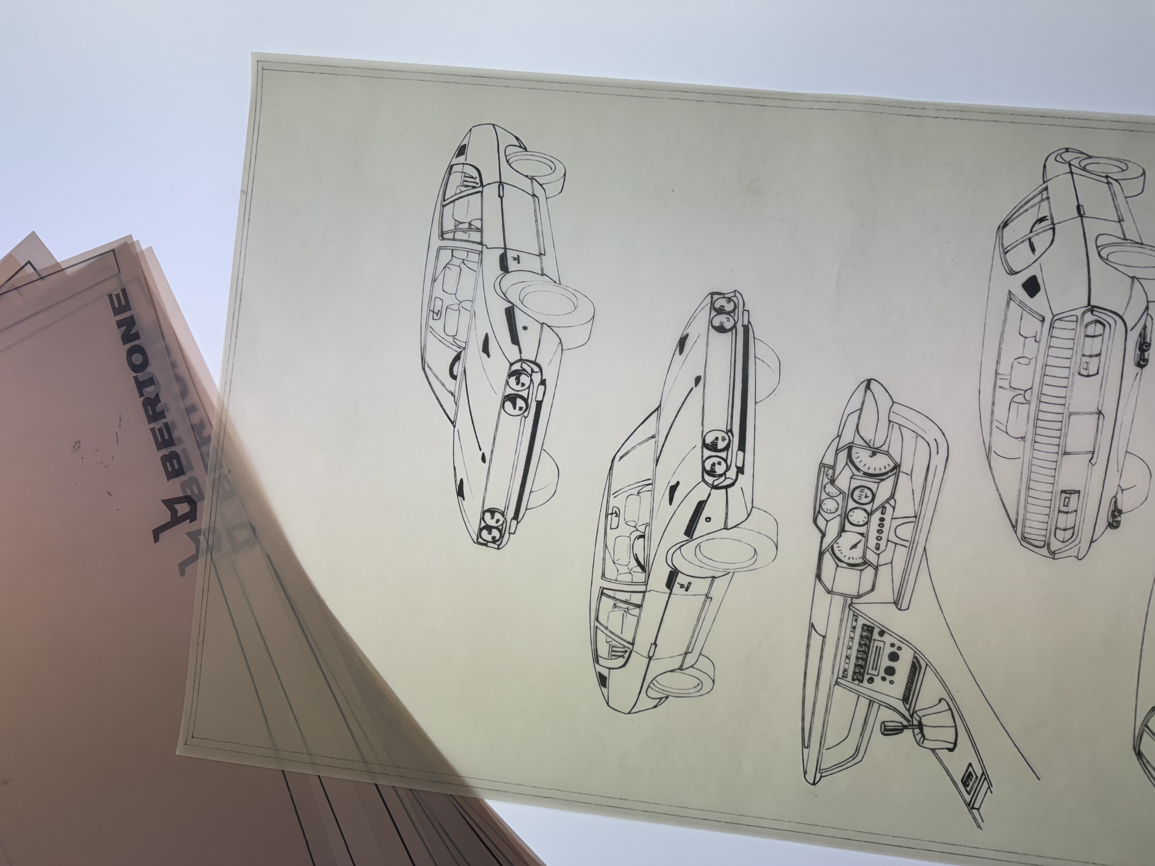 A Collection of Bertone Blueprints for sale by auction in Arsago Seprio ...