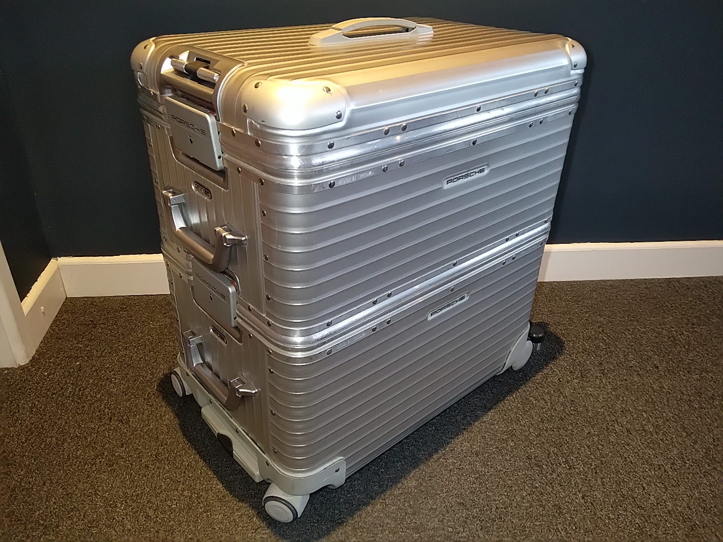 Rimowa x Porsche PTS Aluminium Luggage Set for sale by auction in ...