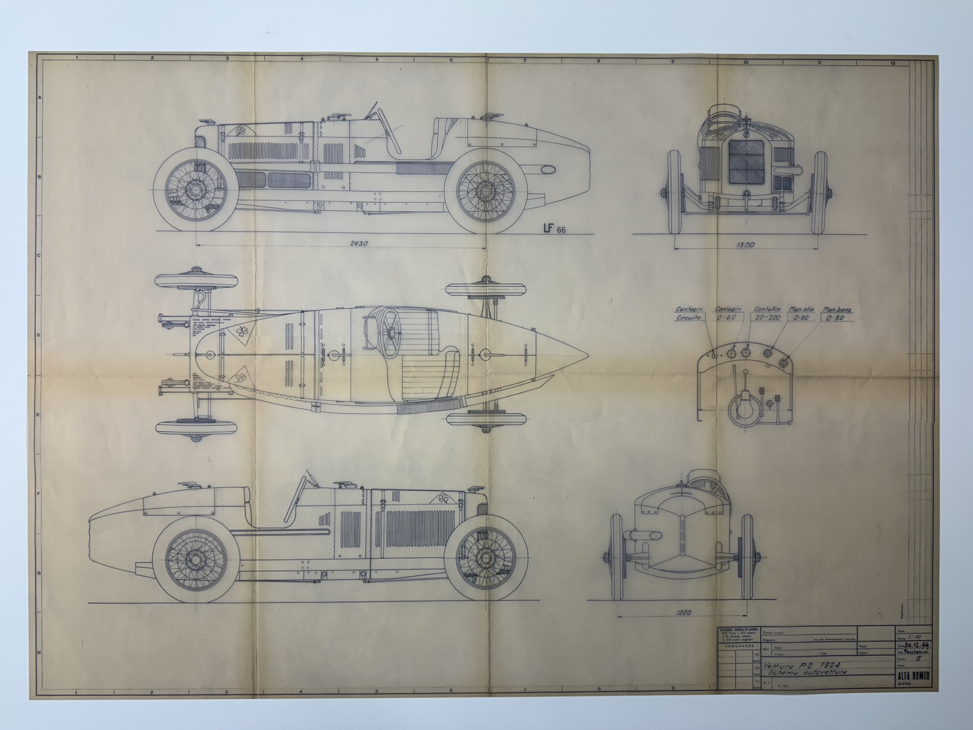 A Collection of Alfa Romeo Blueprints and Alfa Romeo Pin for sale by ...