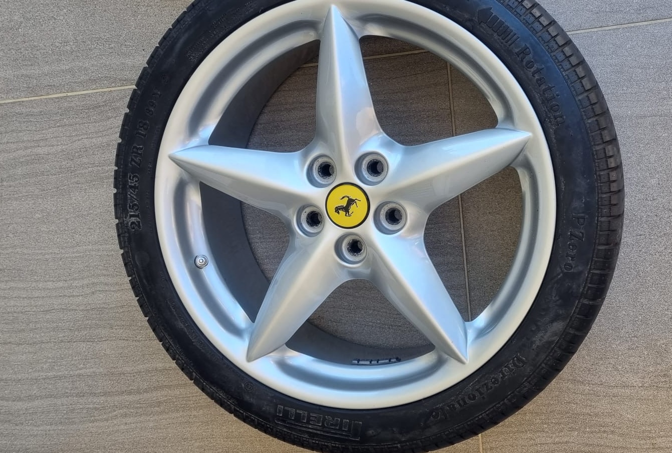 Set of Ferrari 360 Wheels And Tyres for sale by auction in Maroubra ...
