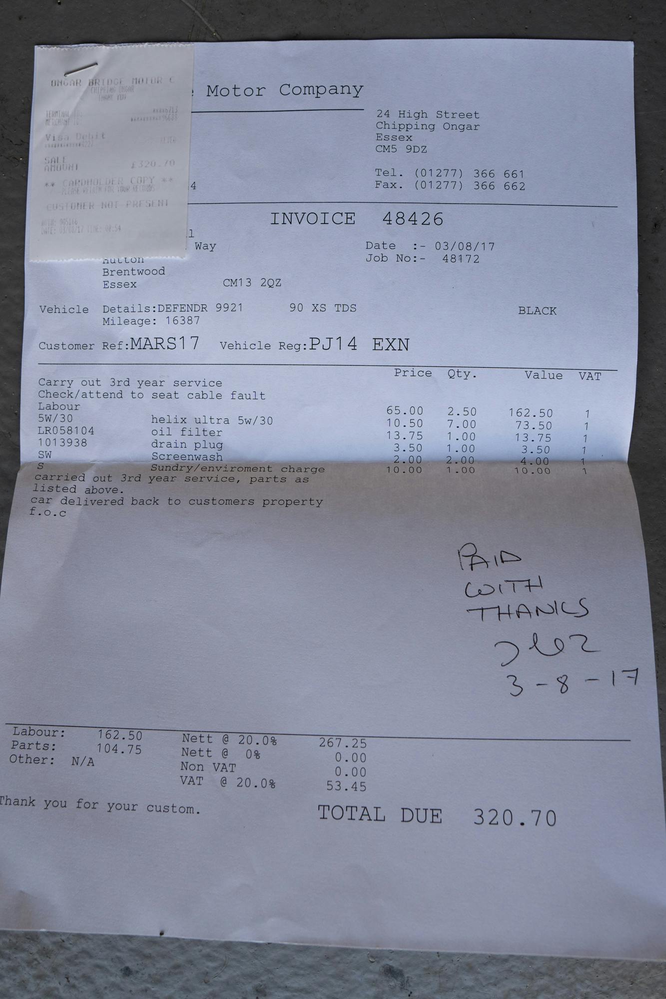 2014 LAND ROVER DEFENDER 90 XS