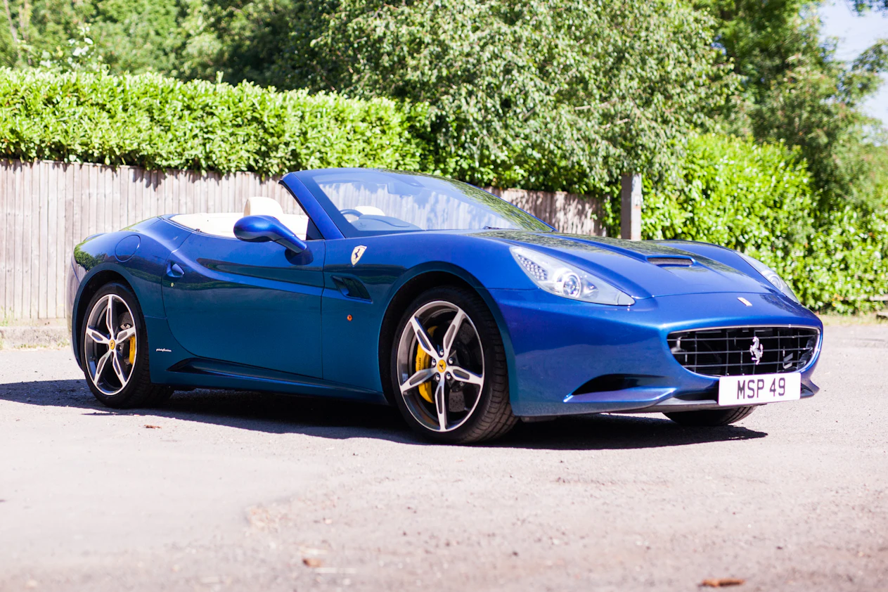 Ferrari California Blue Convertible