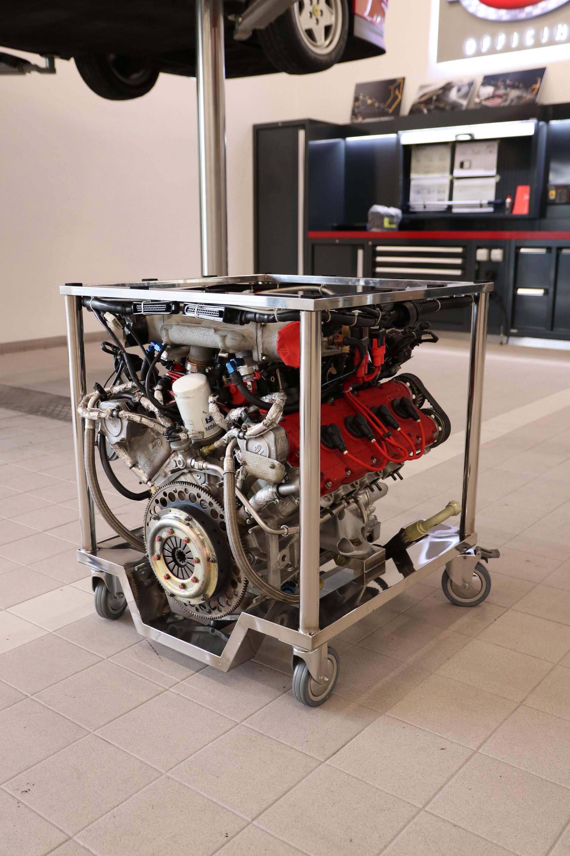FERRARI F40 ENGINE - 1,000KM FROM NEW for sale by auction in Copenhagen ...