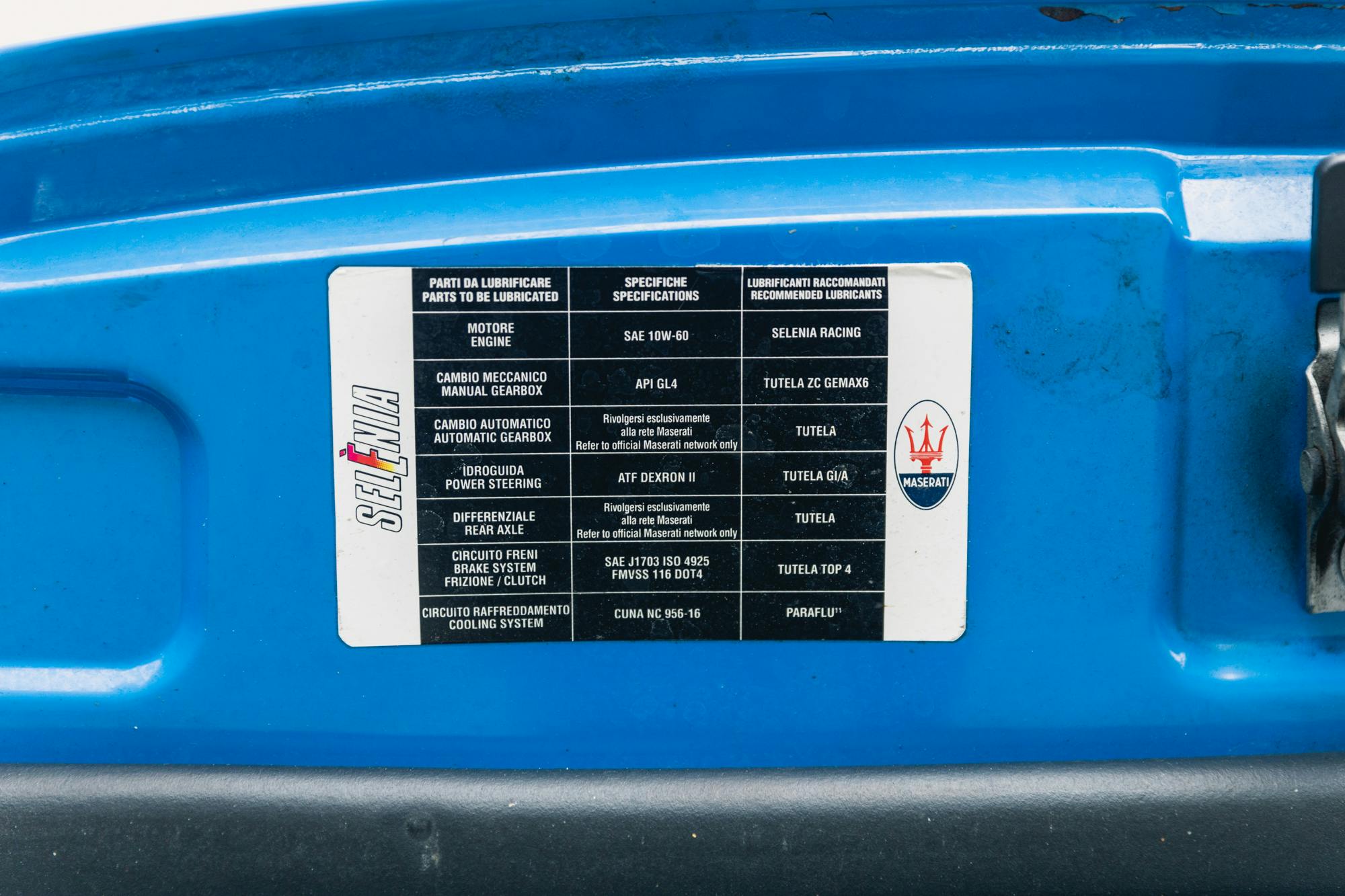 2000 MASERATI 3200 GT - MANUAL