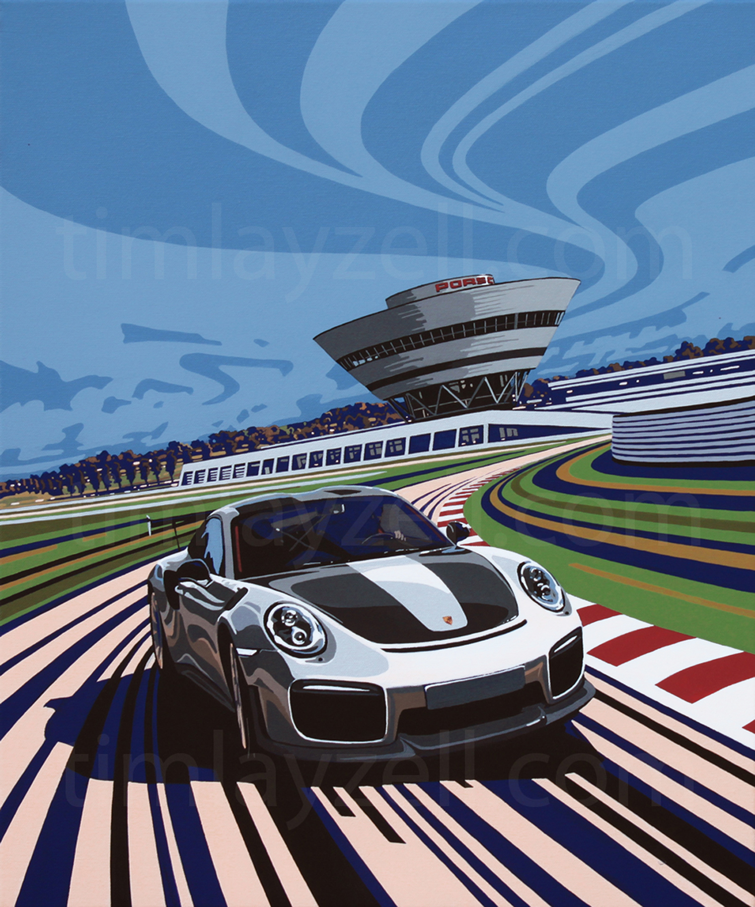 CHARITY AUCTION - A PAINTING OF YOUR CAR BY TIM LAYZELL for sale by ...