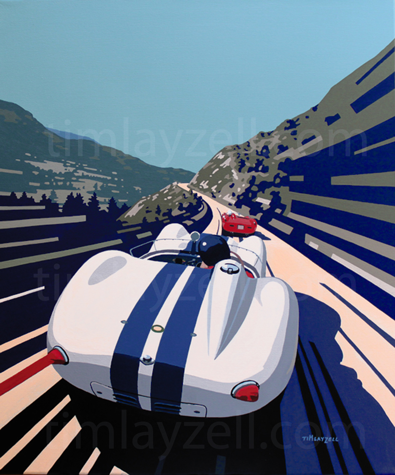 CHARITY AUCTION - A PAINTING OF YOUR CAR BY TIM LAYZELL for sale by ...
